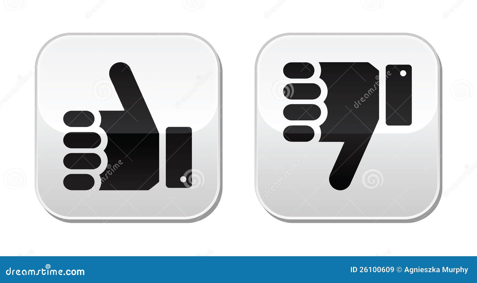 Like it Unlike buttons stock illustration. Illustration of approve ...