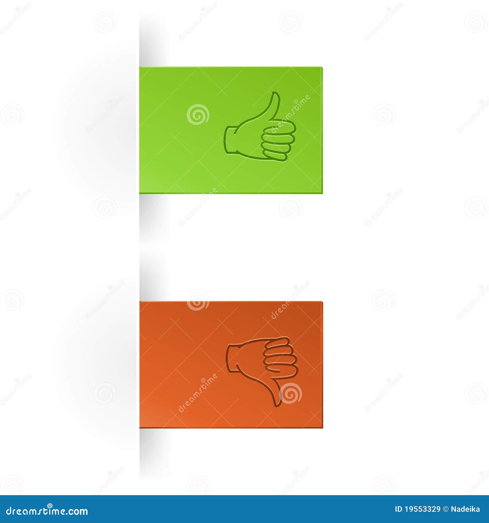 Like and unlike icon stock vector. Illustration of paper - 19553329