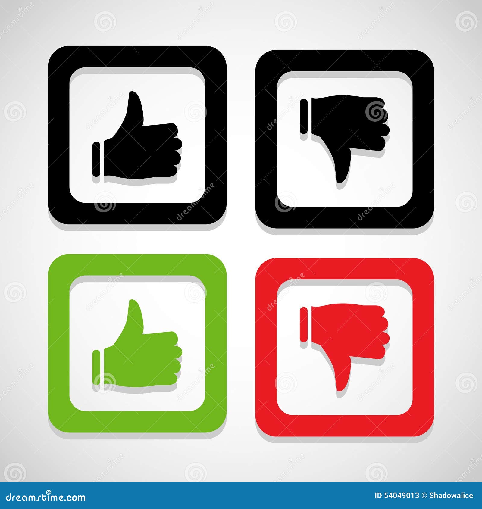 Like and Unlike Icon Great for Any Use. Vector EPS10 Stock Illustration ...
