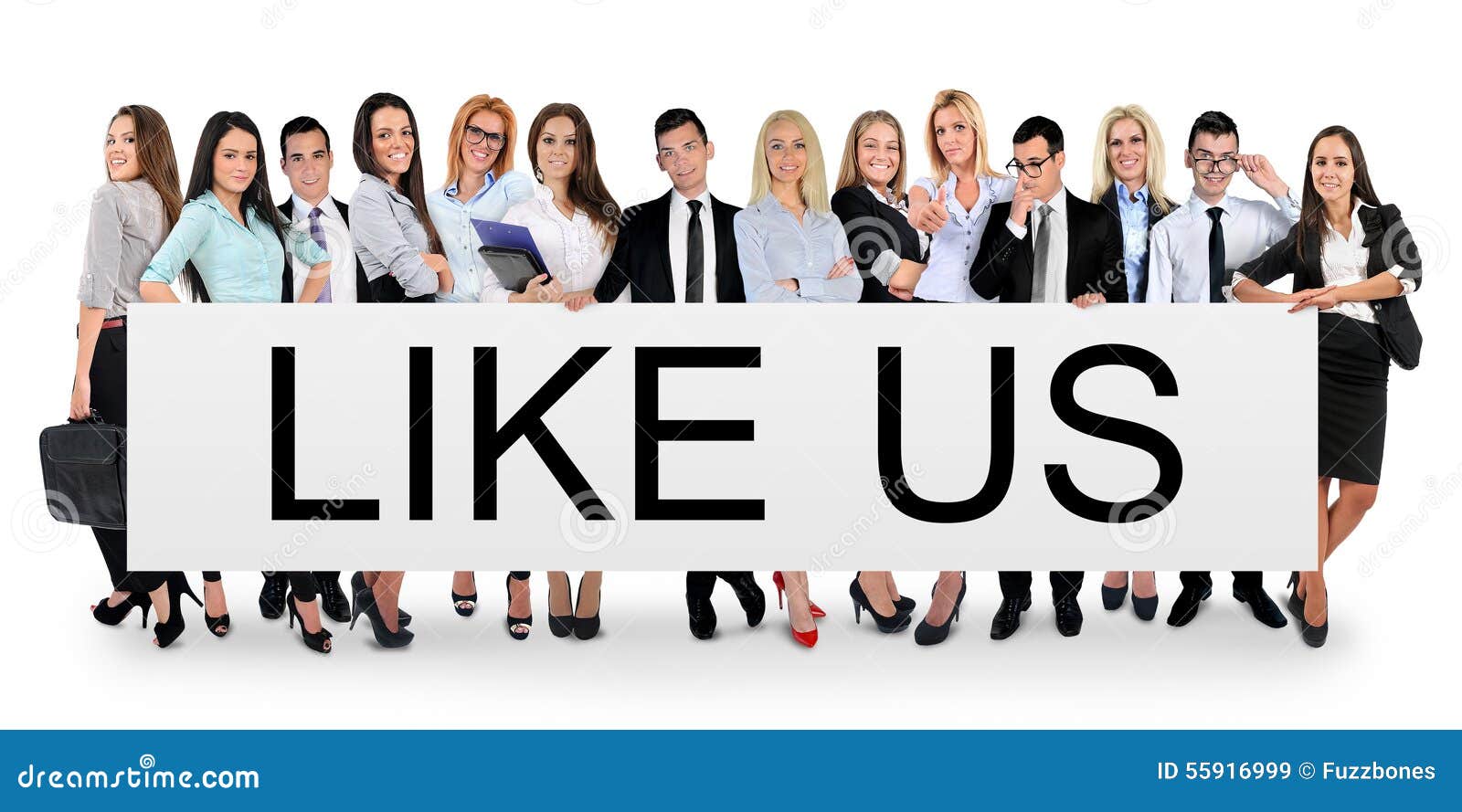 Like us word on banner stock image. Image of marketing - 55916999
