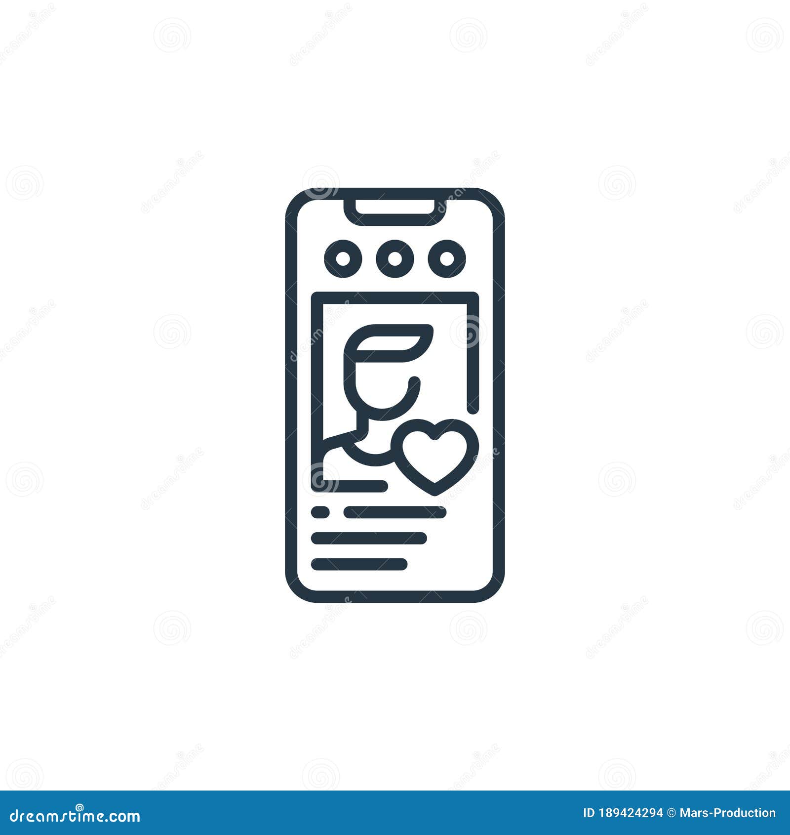 Like Vector Icon Isolated on White Background. Outline, Thin Line Like ...