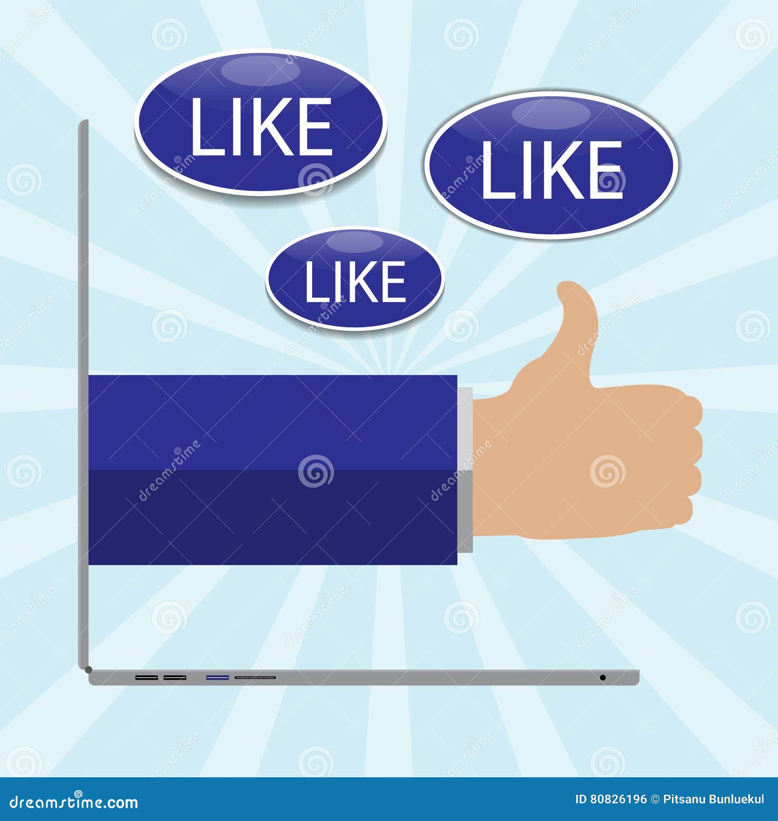 Like vector illustration stock vector. Illustration of logo - 80826196