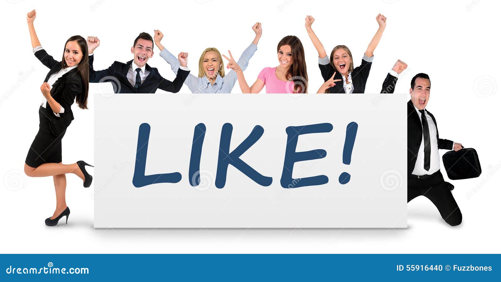 Like word on banner stock photo. Image of gesture, partnership - 55916440