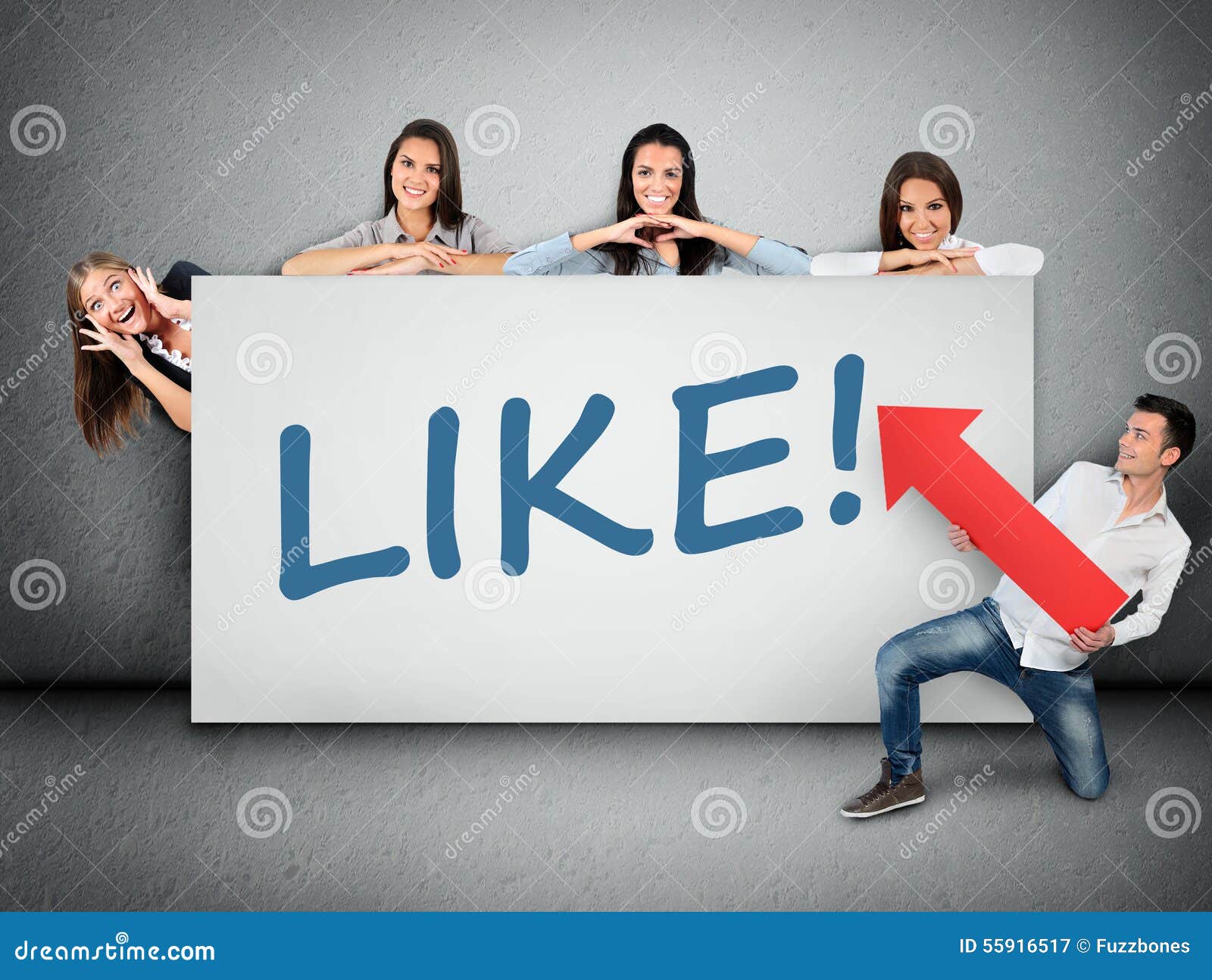Like word on banner stock image. Image of cooperation - 55916517