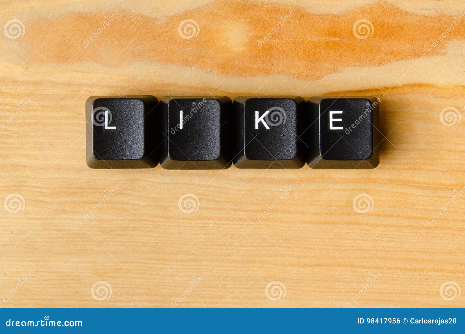 Like word stock photo. Image of alphabet, letters, internet - 98417956
