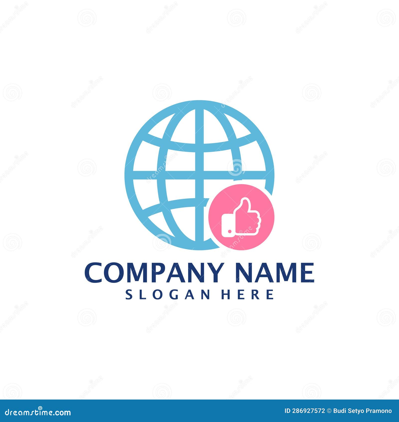 Like World Logo Design Vector. Good World Logo Design Template Concept ...