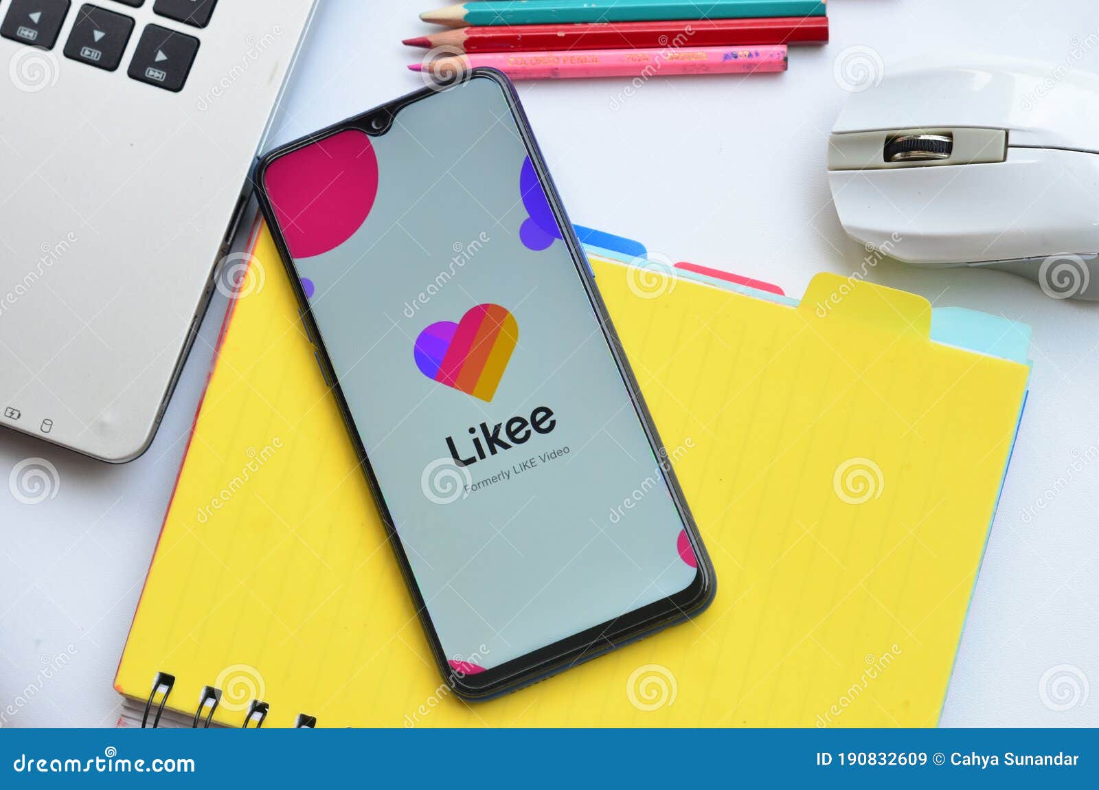 Likee Apps on Smartphone, Newest Video App in the World Editorial Stock ...