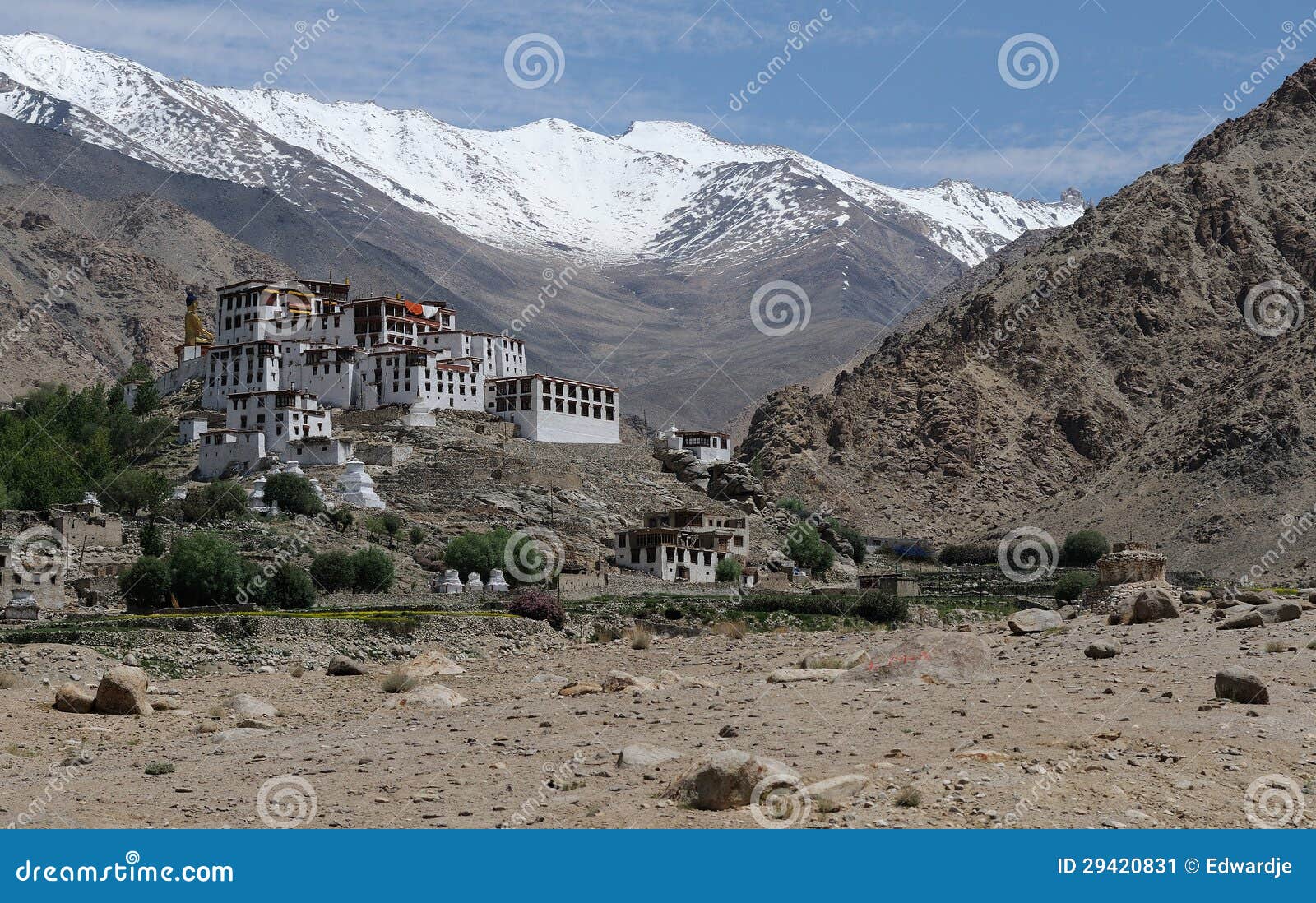 Likir monastery stock image. Image of buddhist, buddhism - 29420831