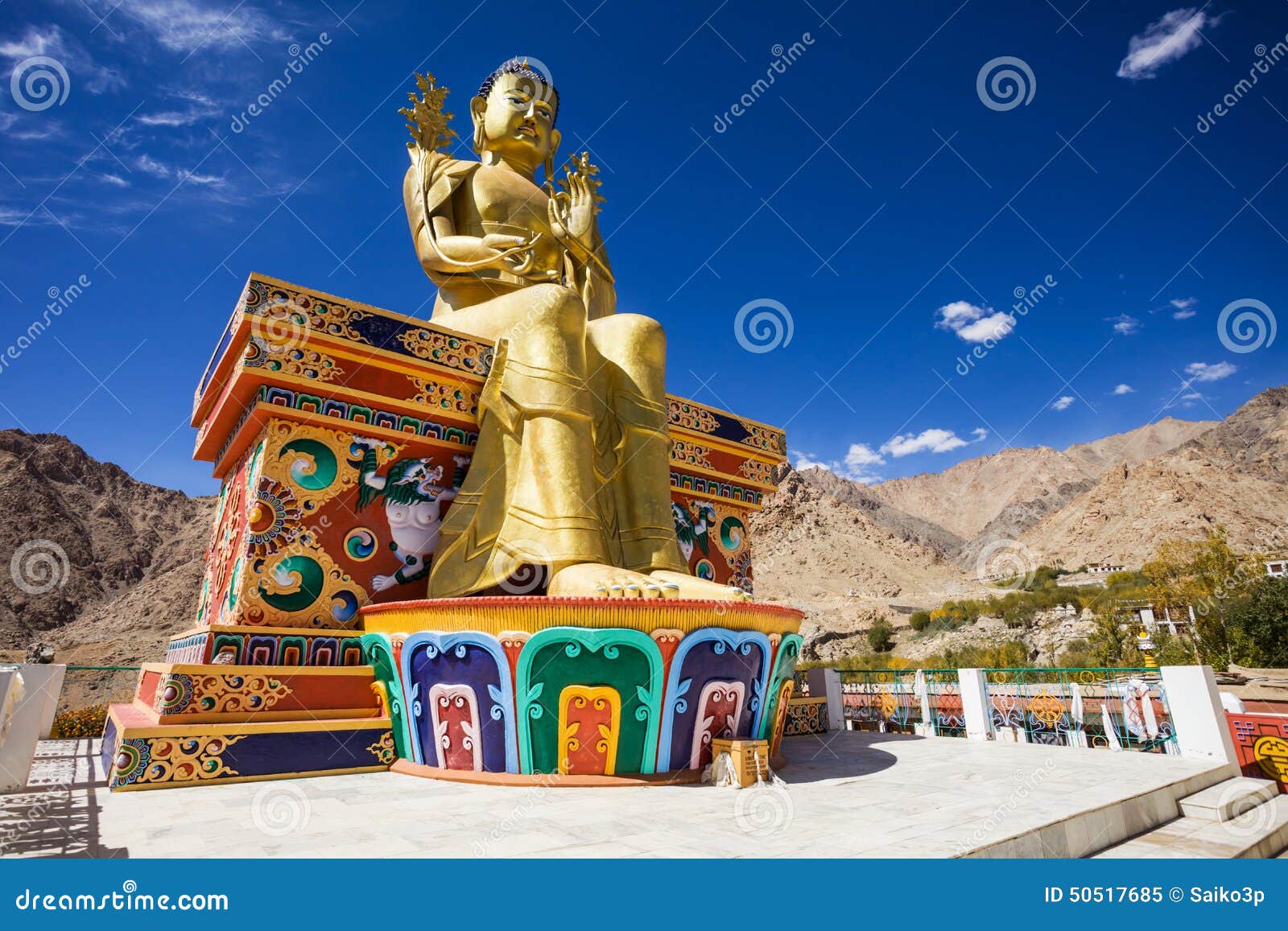 Likir Monastery stock image. Image of mountains, ladakh - 50517685