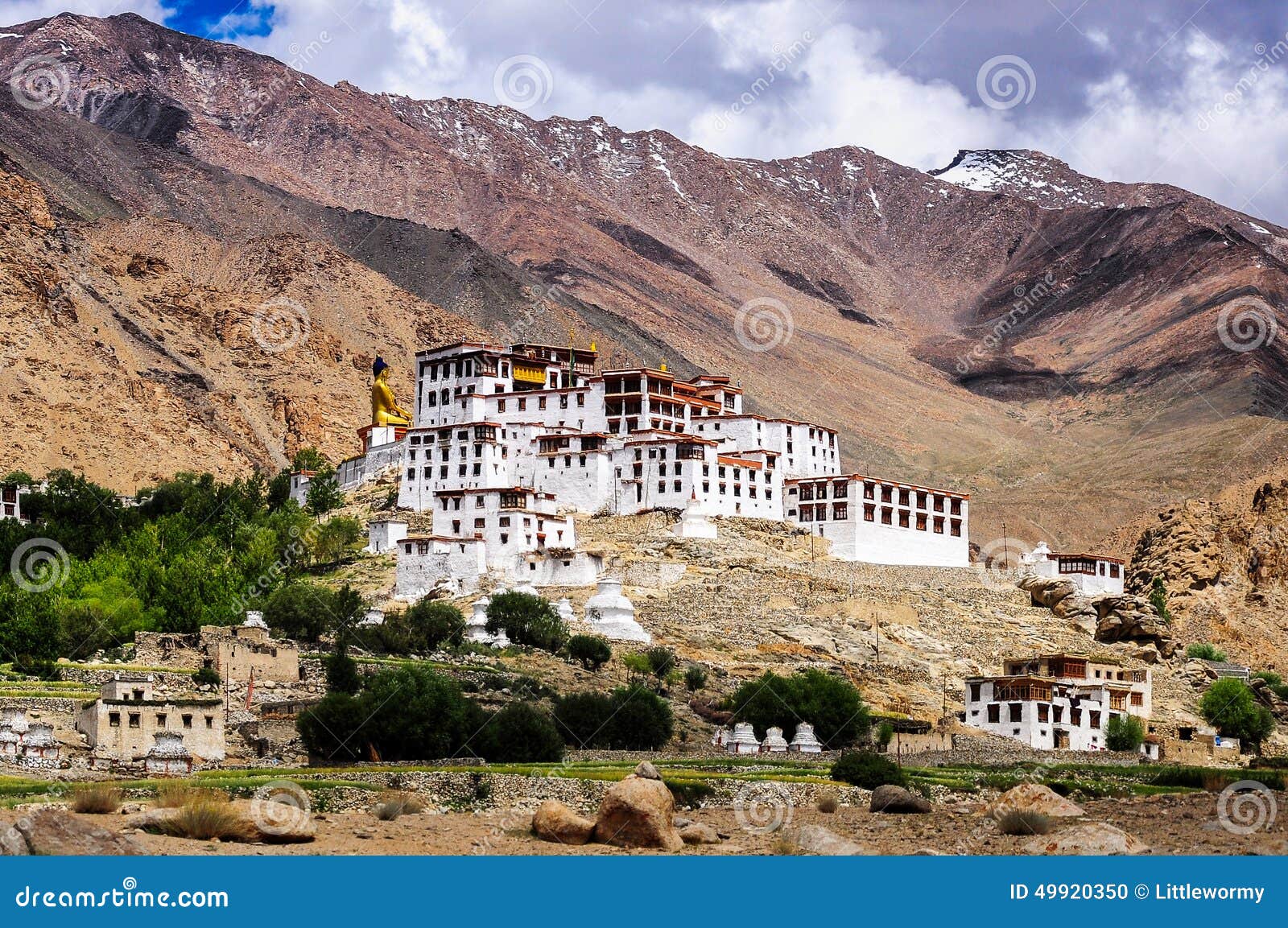 Likir Monastery, Ladakh, India Stock Photo - Image of ancient, ladakh ...