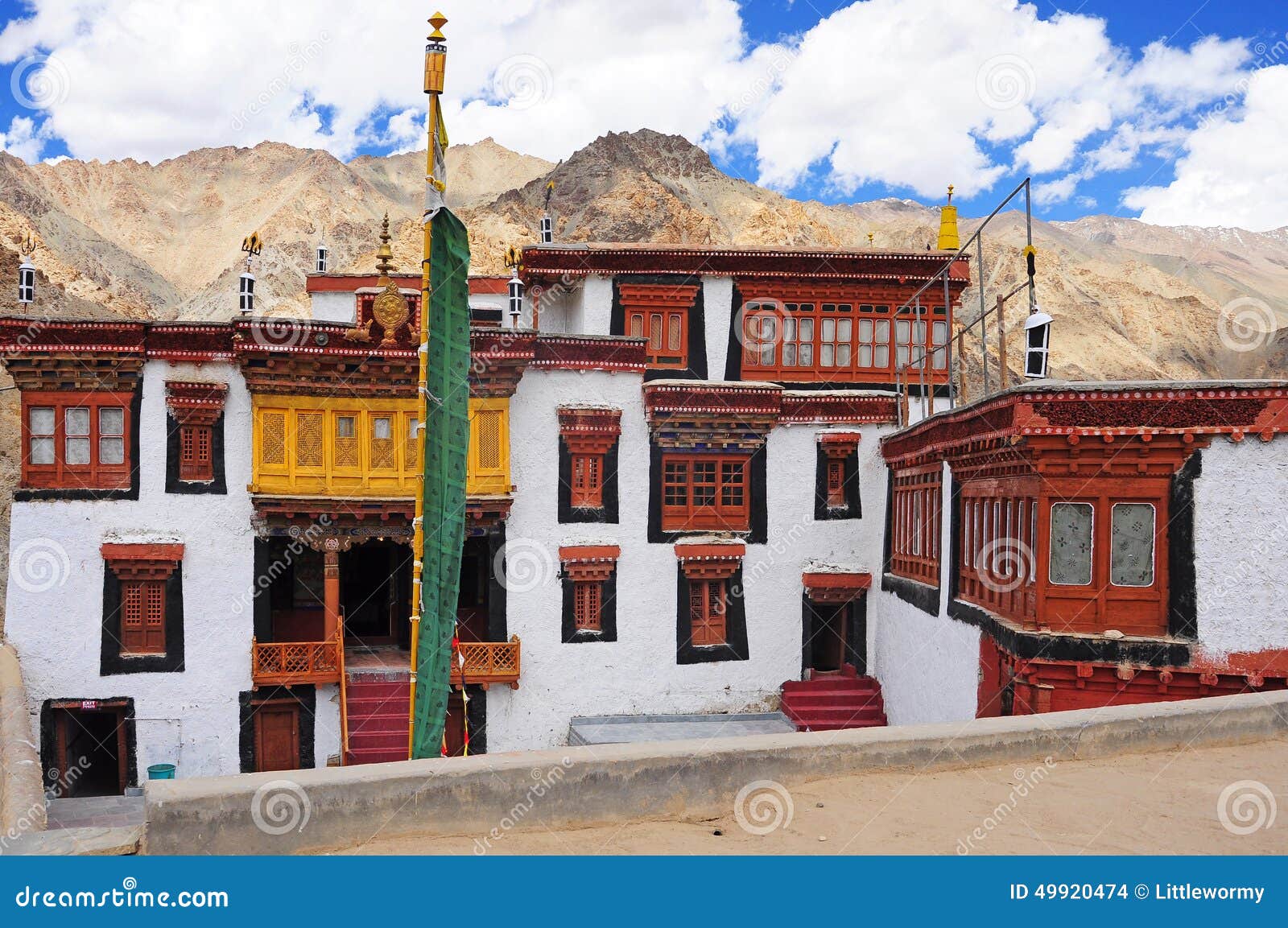 Likir Monastery, Ladakh stock photo. Image of religion - 49920474