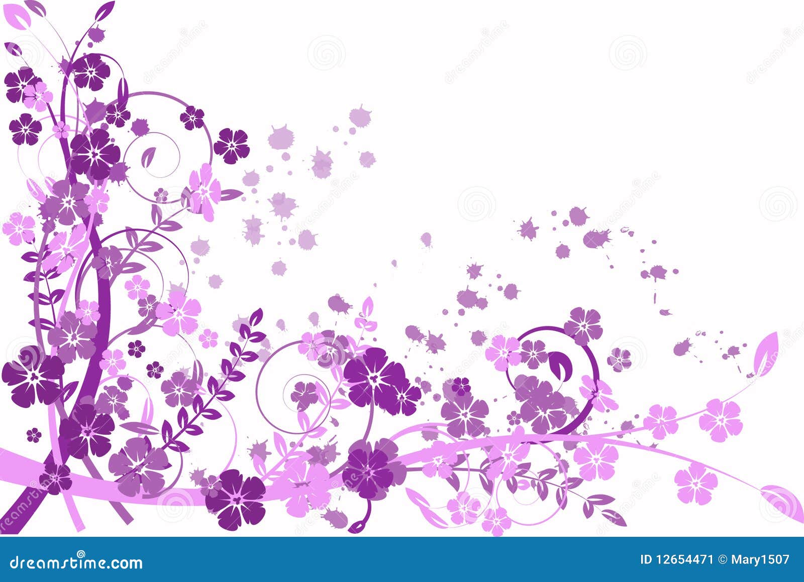Lila Abstraktion, Muster vektor abbildung. Illustration von dekorativ ...