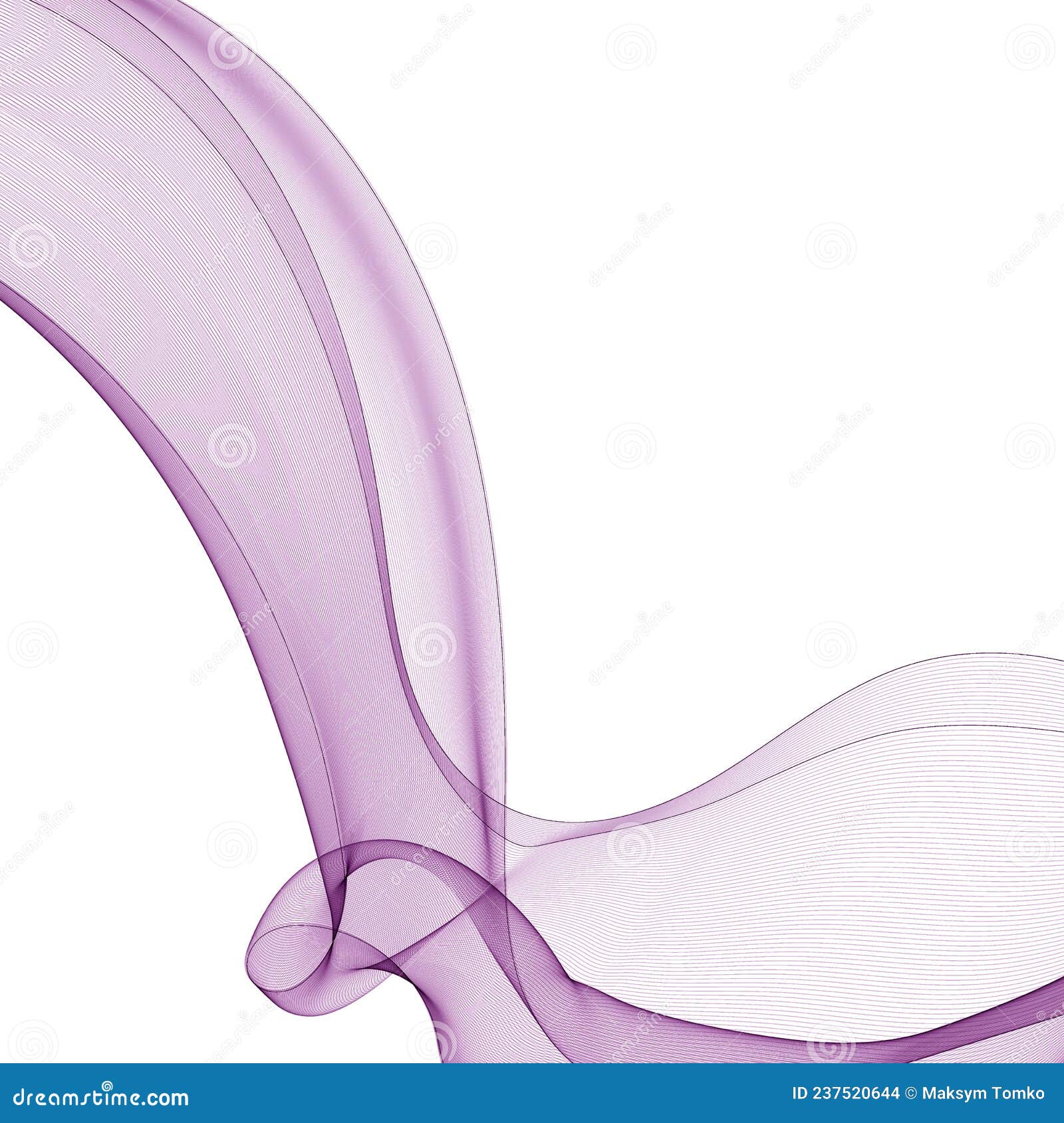 Lilac Abstraction Vector Wave. Advertising Template. Eps 10 Stock ...