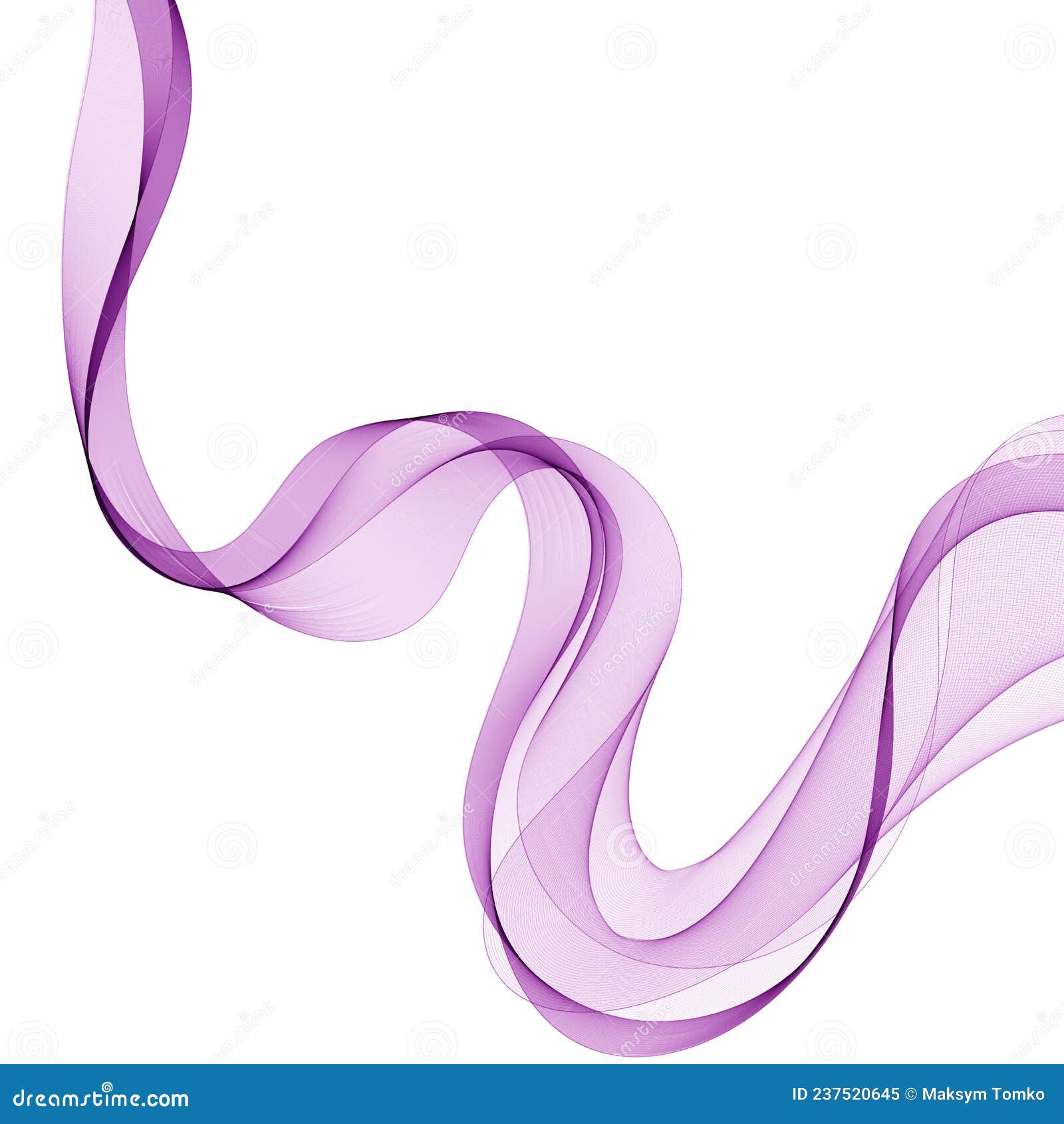 Lilac Abstraction Vector Wave. Advertising Template. Eps 10 Stock ...