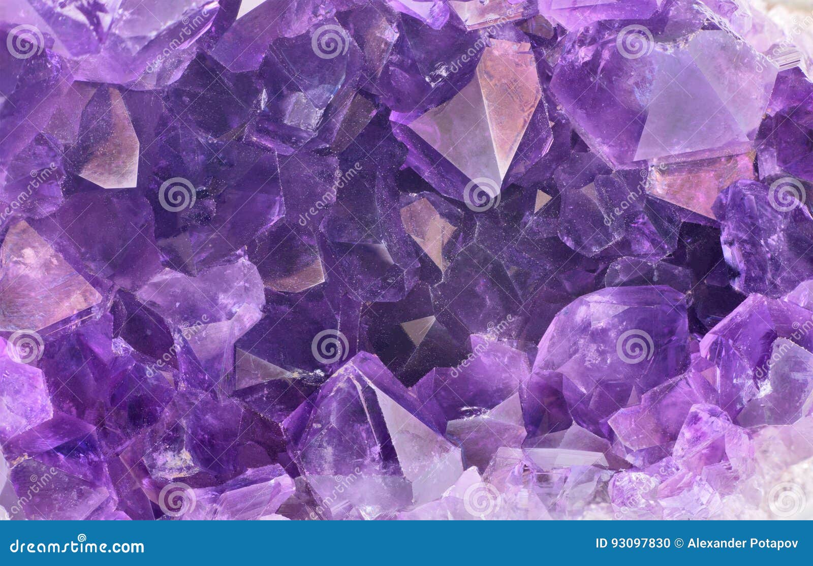 Lilac Amethyst Gems Macro Background Stock Photo - Image of precious ...