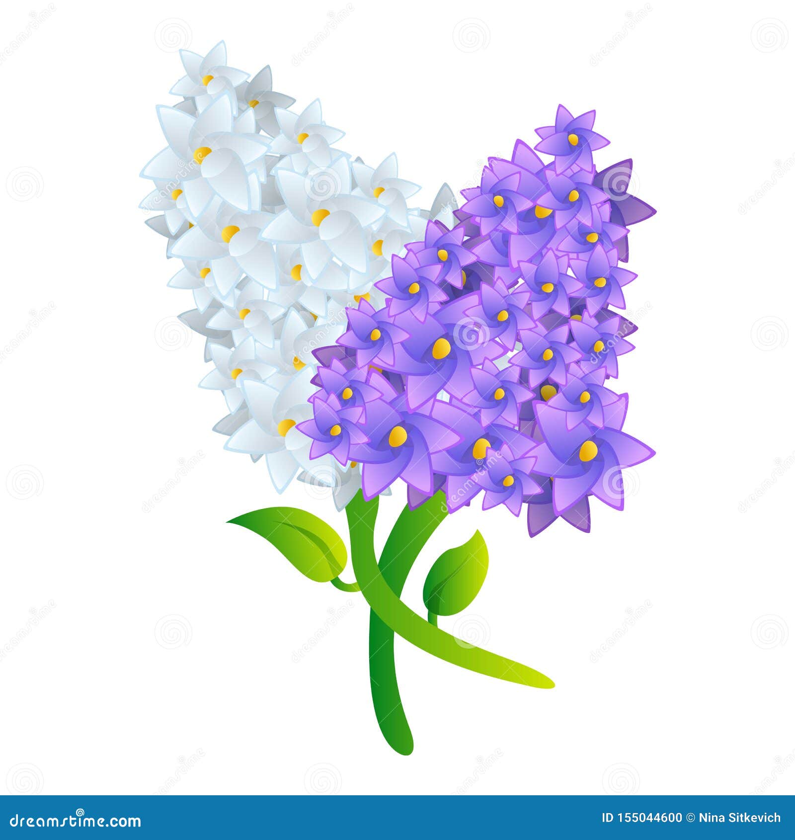 Lilac Bouquet Stock Photography | CartoonDealer.com #8261150