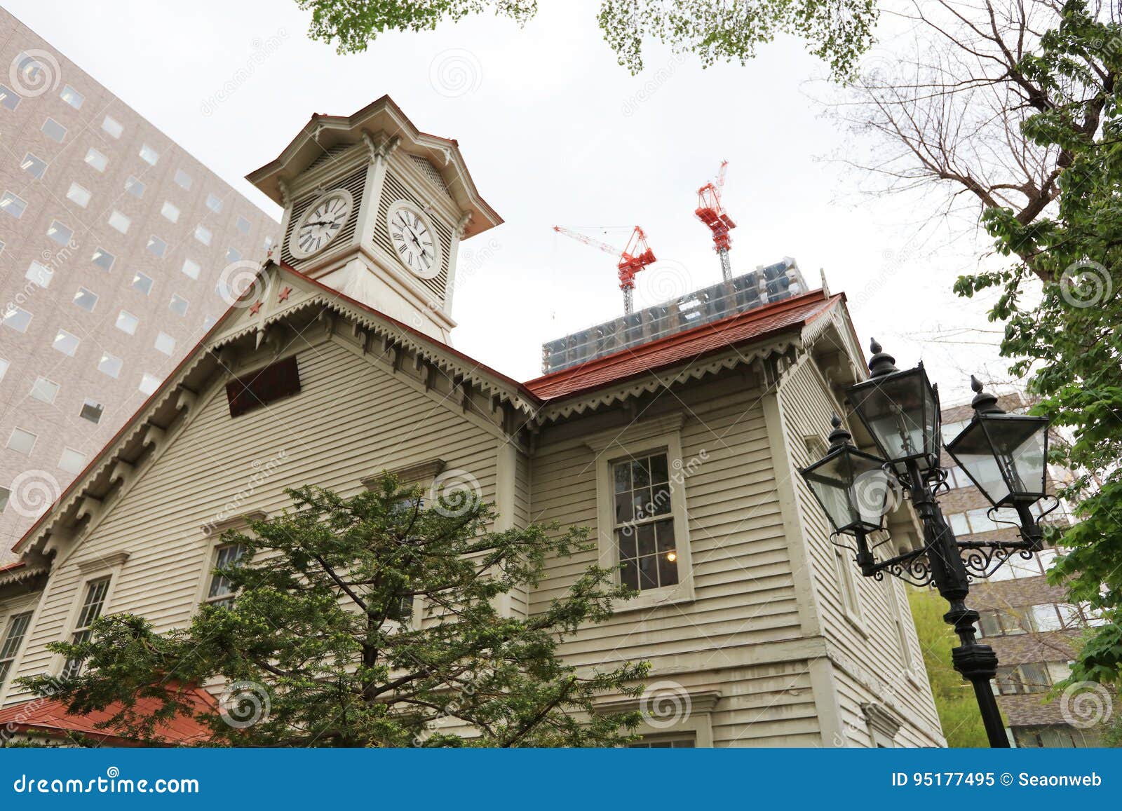 The Lilac Clock Tower Property in Sapporo 2017 Editorial Image - Image ...