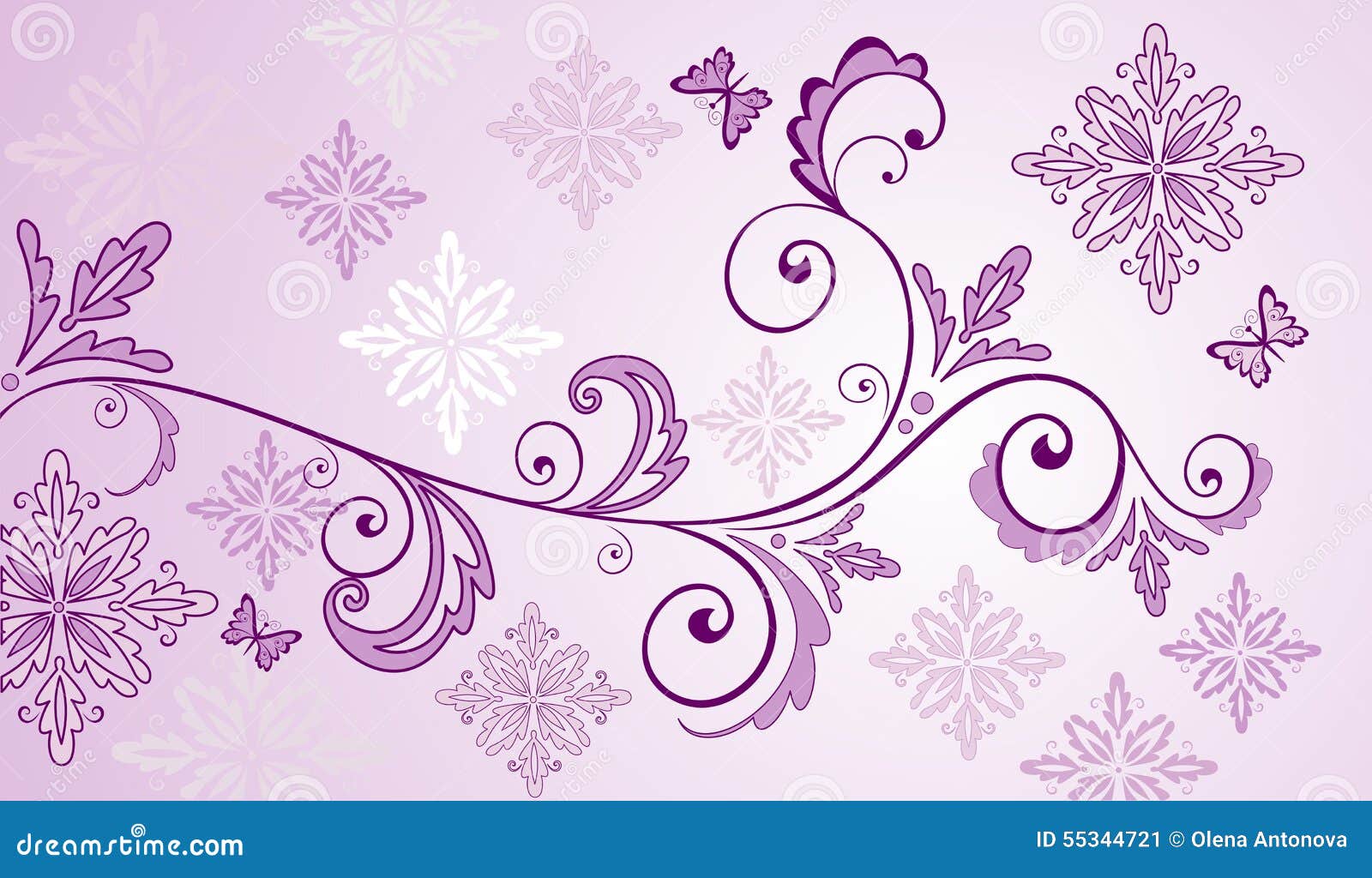 Lilac floral banner stock vector. Illustration of birthday - 55344721