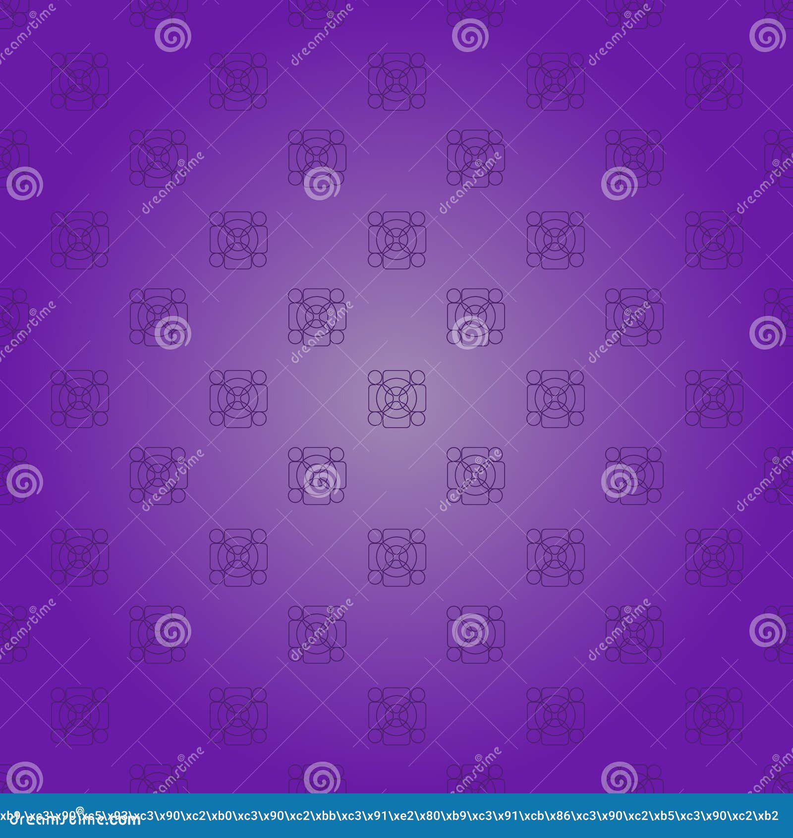Lilac Gradient Background with a Pattern of Shapes Stock Vector ...