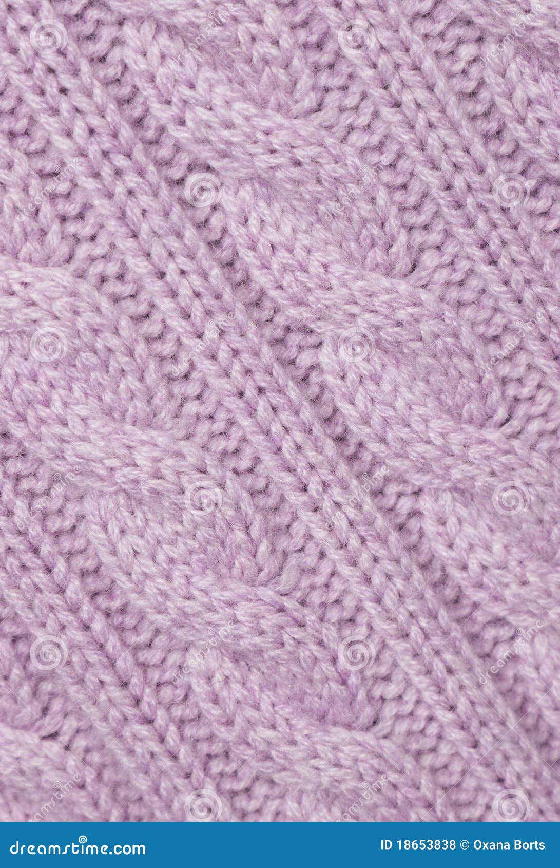 Lilac knitted fabric. stock photo. Image of autumn, fiber - 18653838