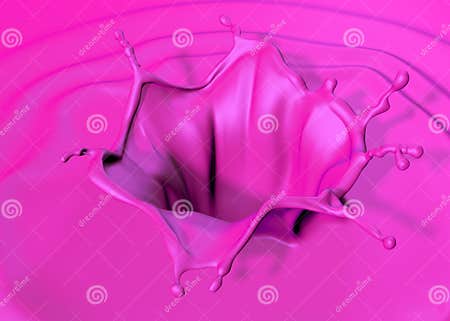 Lilac paint splash stock illustration. Illustration of close - 18881770