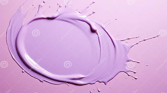 Lilac Paint Splashing on a Background of the Same Color Stock ...
