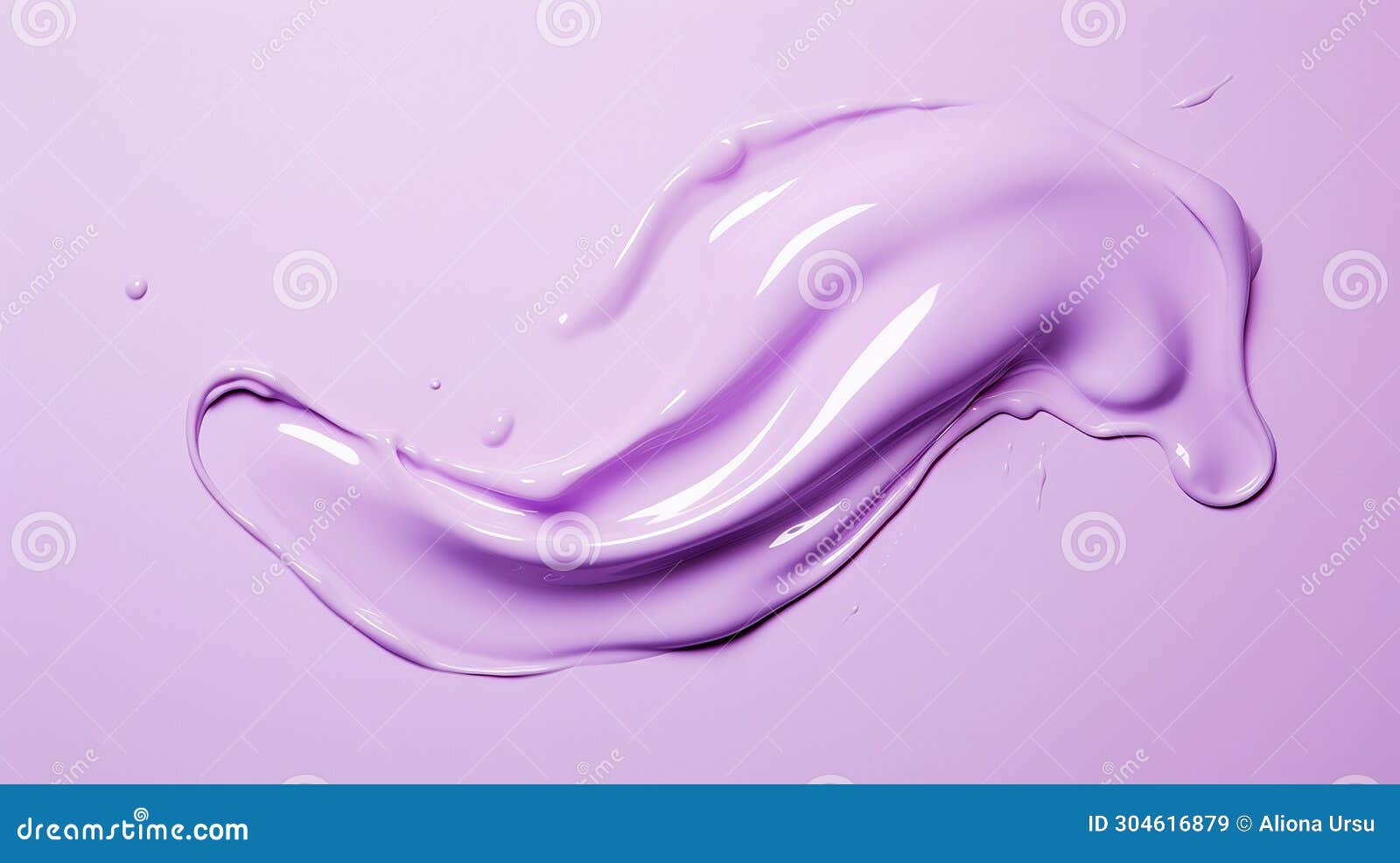 Lilac Paint Splashing on a Background of the Same Color Stock ...