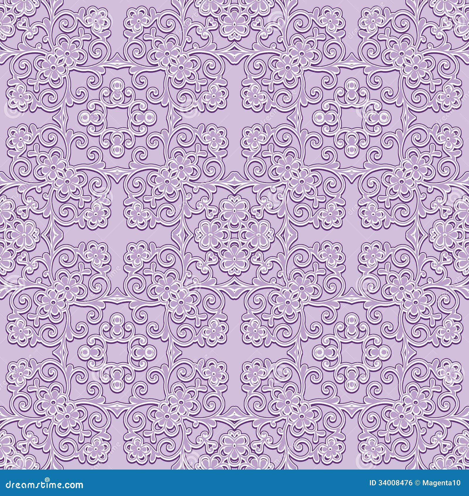 Lilac pattern stock vector. Illustration of fashion, background - 34008476