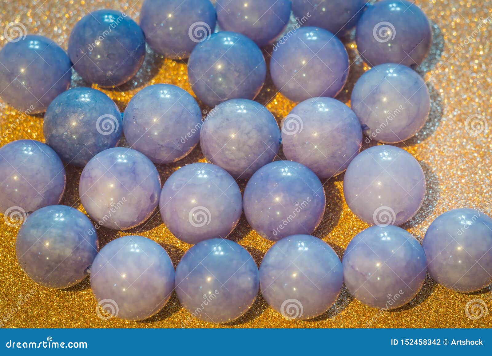 Lilac stone beads stock photo. Image of natural, purple - 152458342
