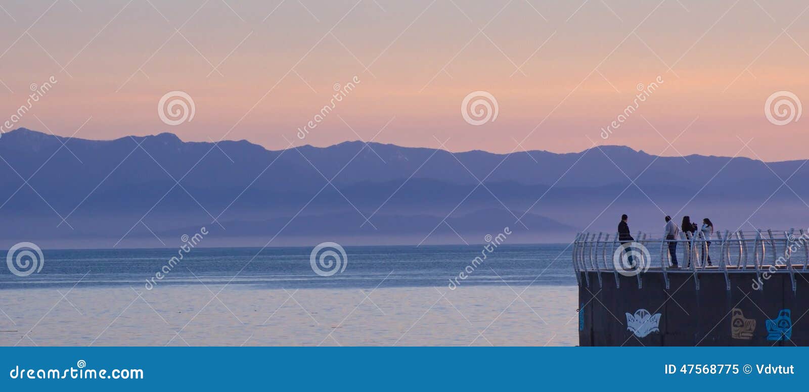 Lilac Sunset, Victoria, BC, Canada Stock Image - Image of people ...