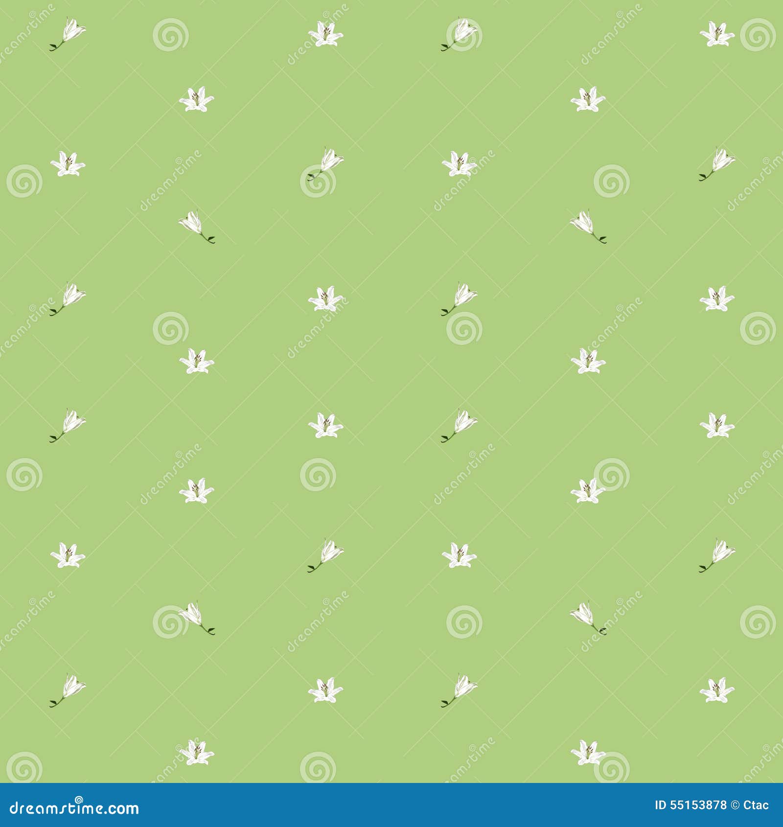 Lilies sparse pattern stock vector. Illustration of repetition - 55153878