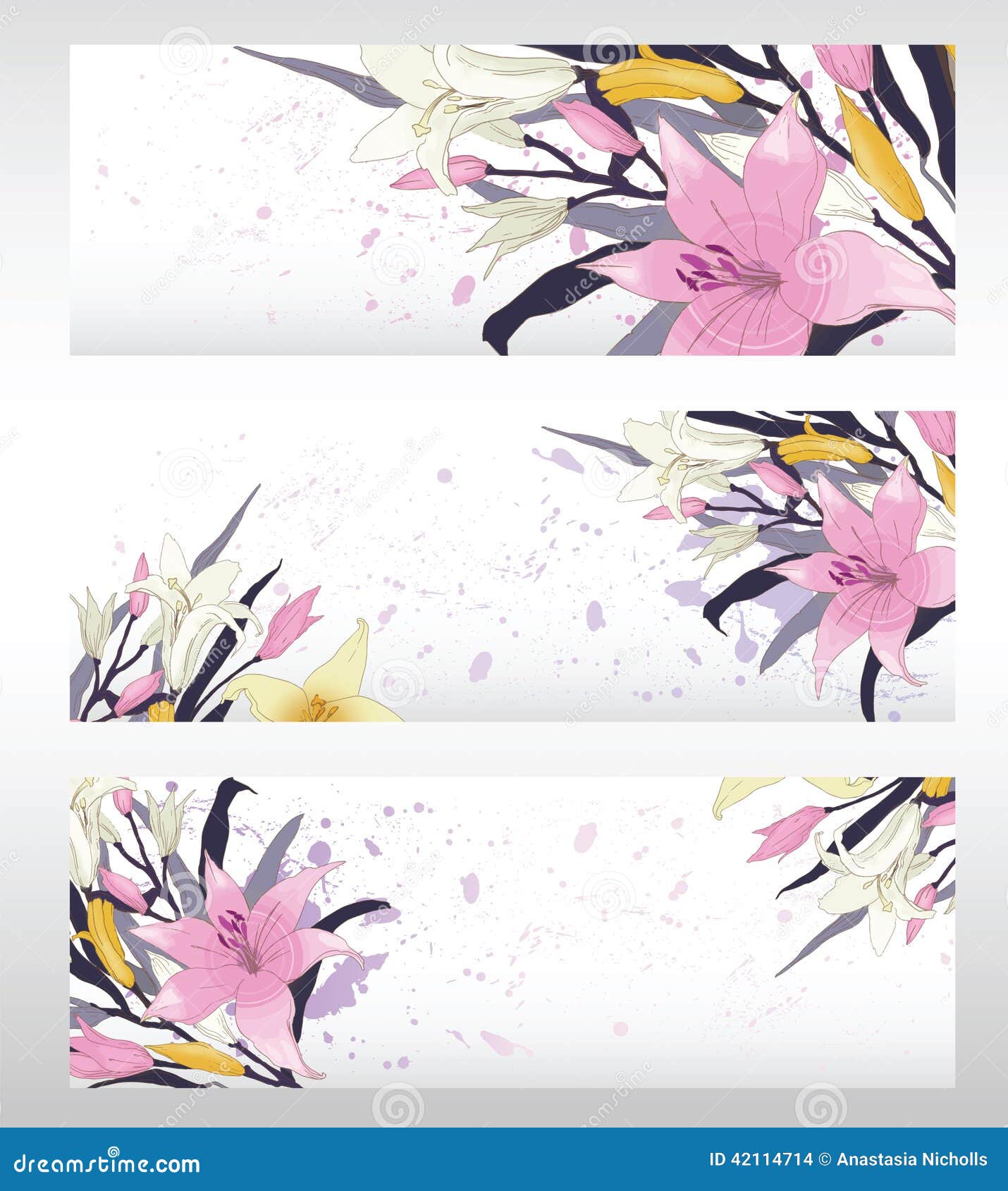 Lilly vector design stock vector. Illustration of blossom - 42114714