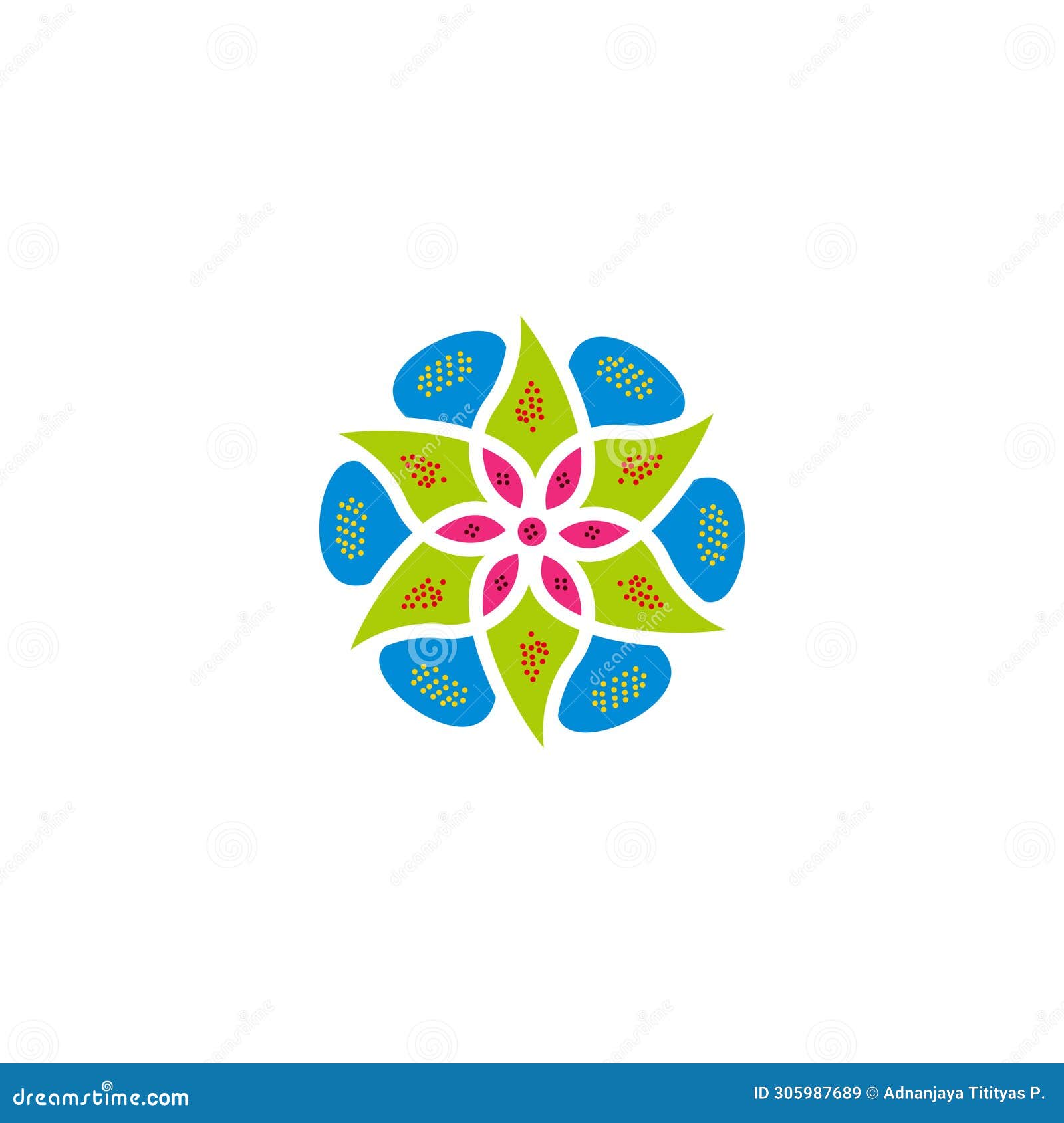 Lilly Water Flower Curves Logo Vector Stock Vector - Illustration of ...
