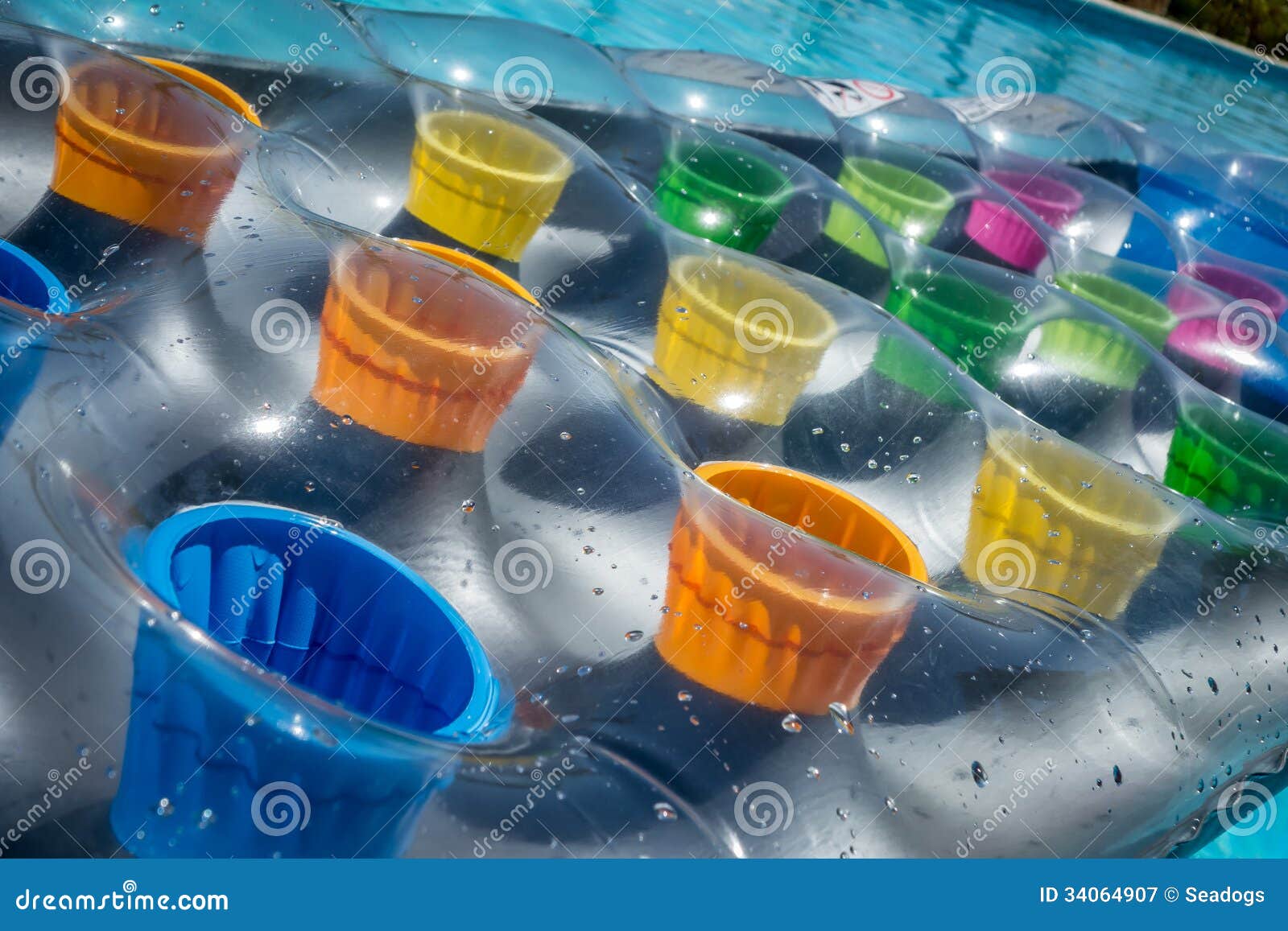 Lilo Inflatable Multi Color Stock Image - Image of water, multicolored ...