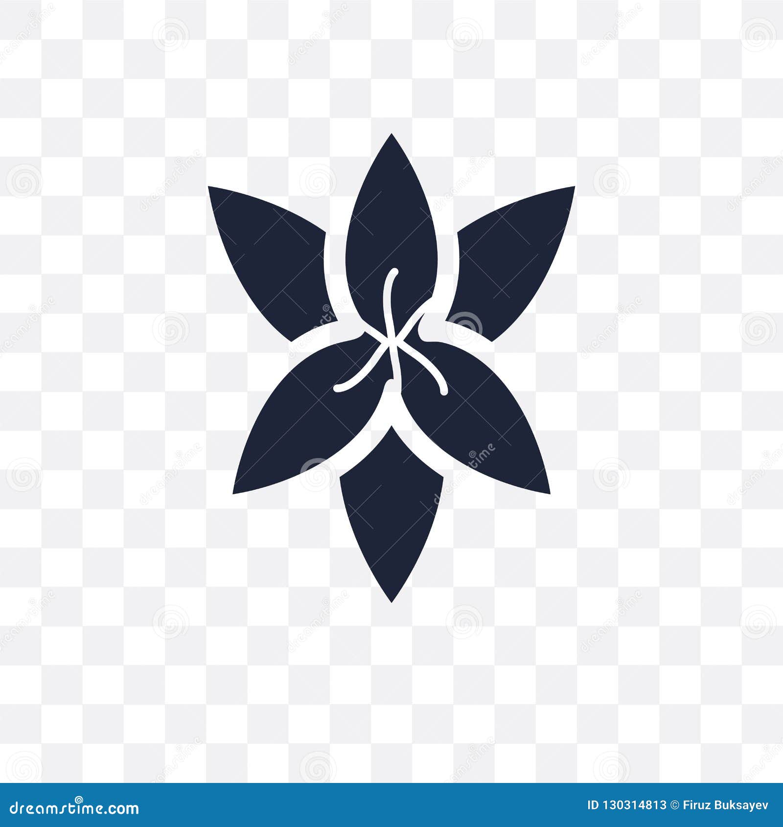 Lily Transparent Icon. Lily Symbol Design from Nature Collection Stock ...