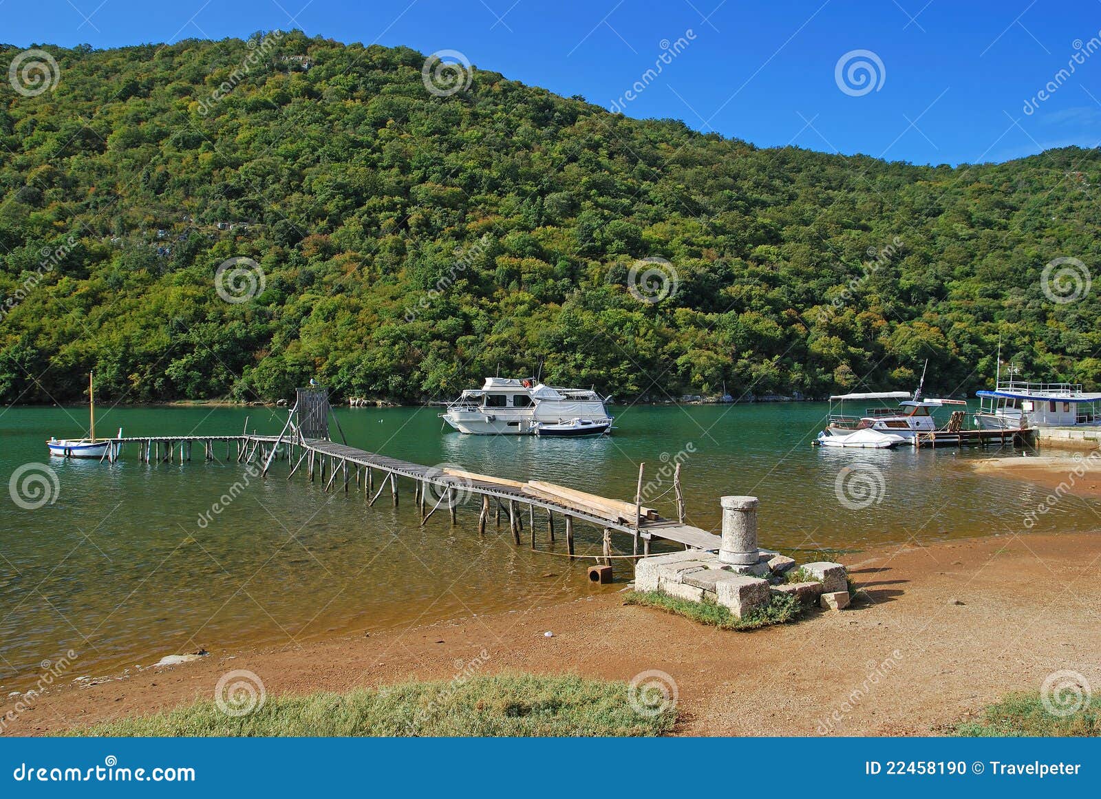 Lim-Fjord,Croatia stock photo. Image of fjord, water - 22458190