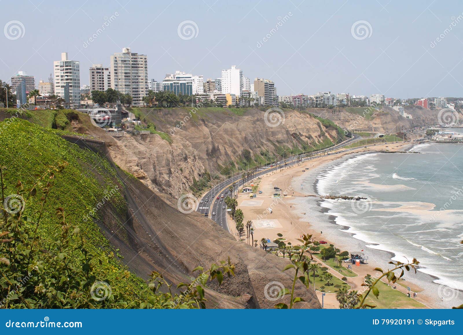 Lima Coastline stock image. Image of cliffs, south, lima - 79920191