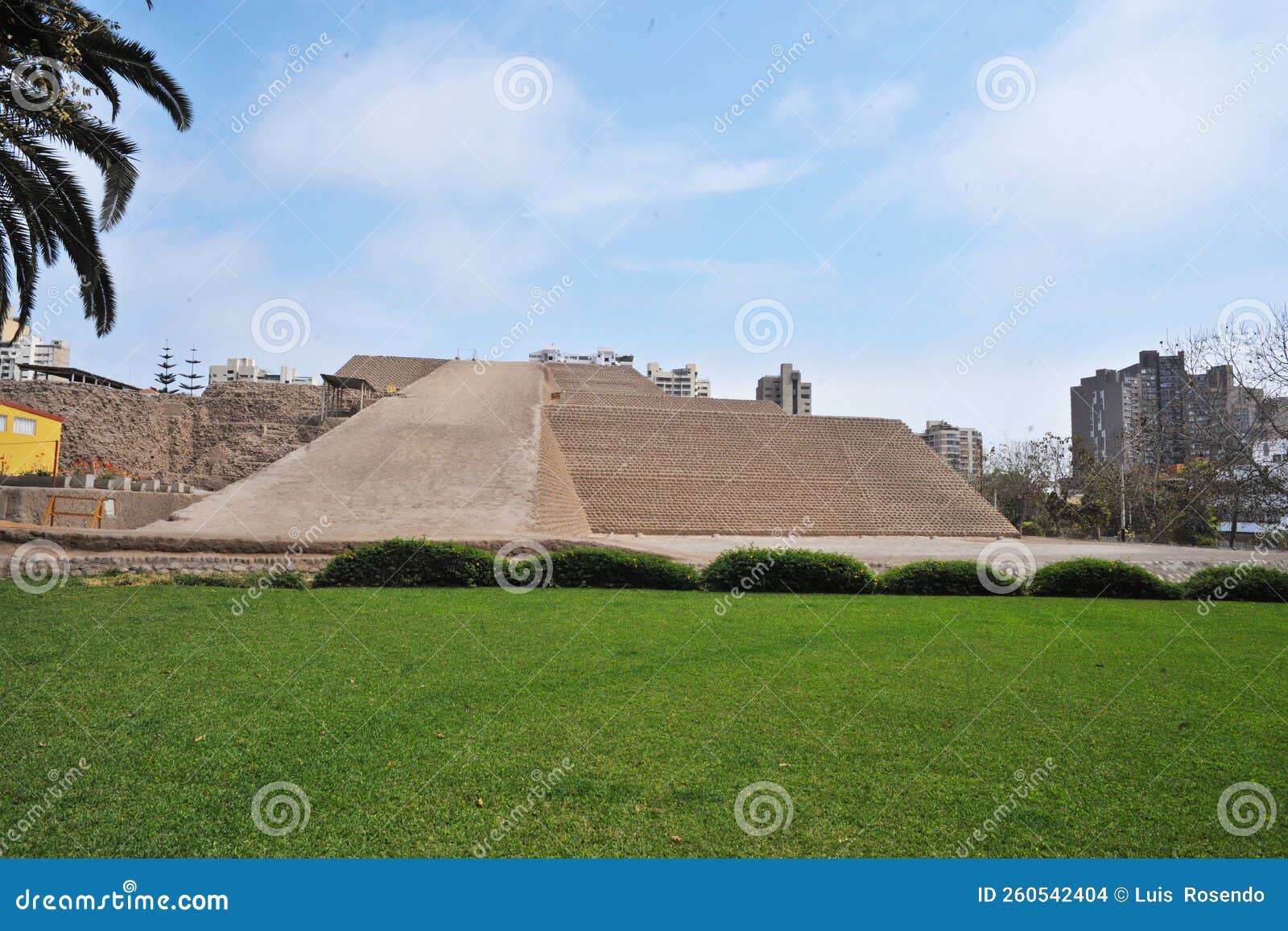 Lima, Peru - Huallamarca, the Inca Pyramid in Lima S Huaca, Peru Stock ...
