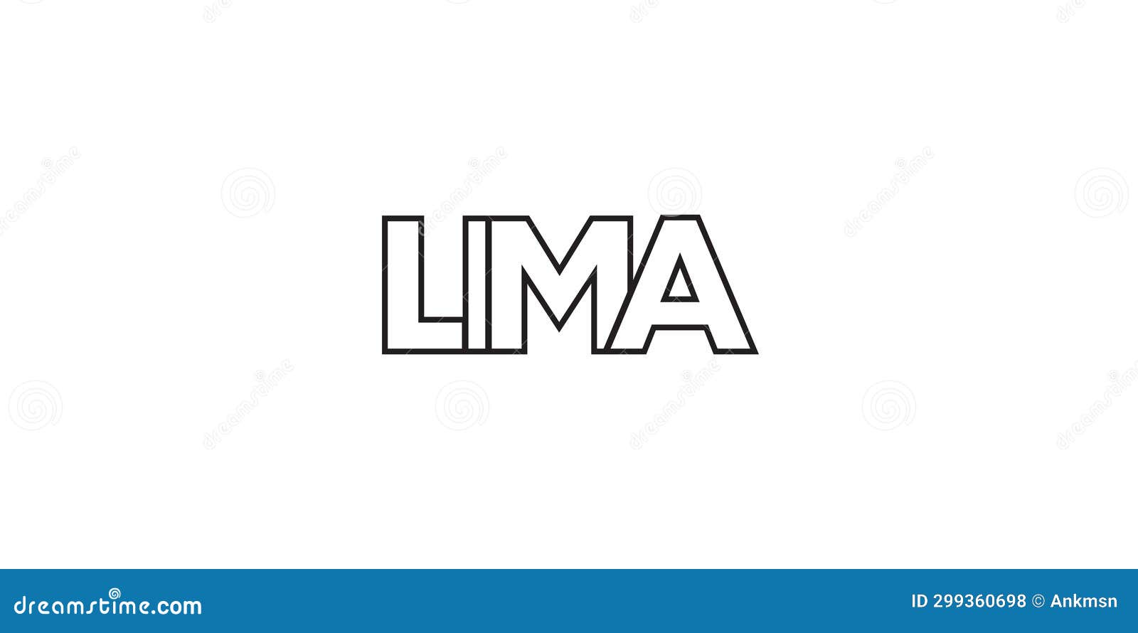 Lima in the Peru Emblem. the Design Features a Geometric Style, Vector ...