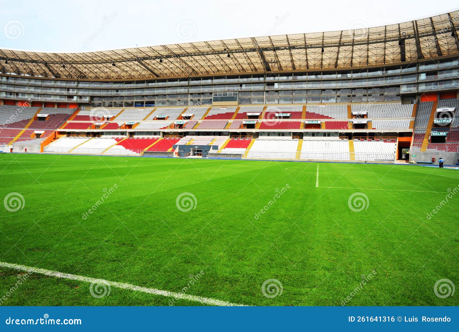 Lima Peru,new Architecture of the Field Foodball Soccer Stadium- Called ...