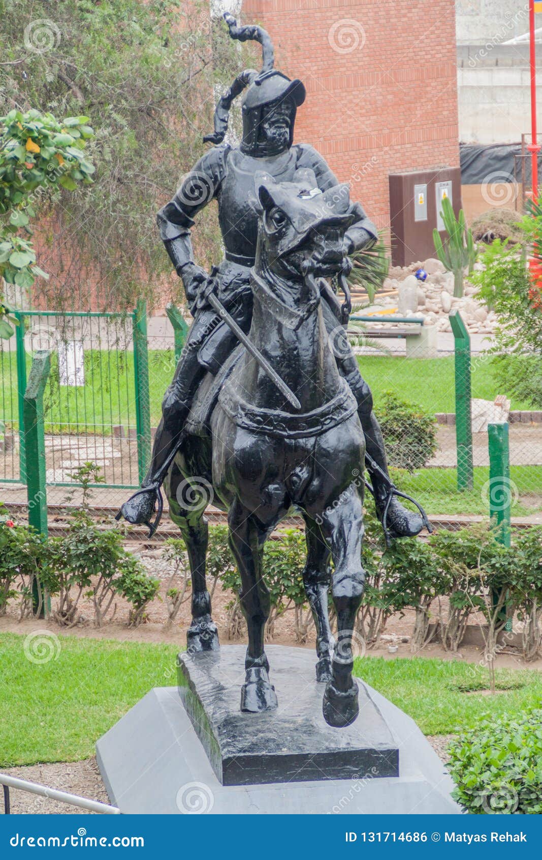 Statue of Francisco Pizarro in Lima Editorial Photo - Image of town ...