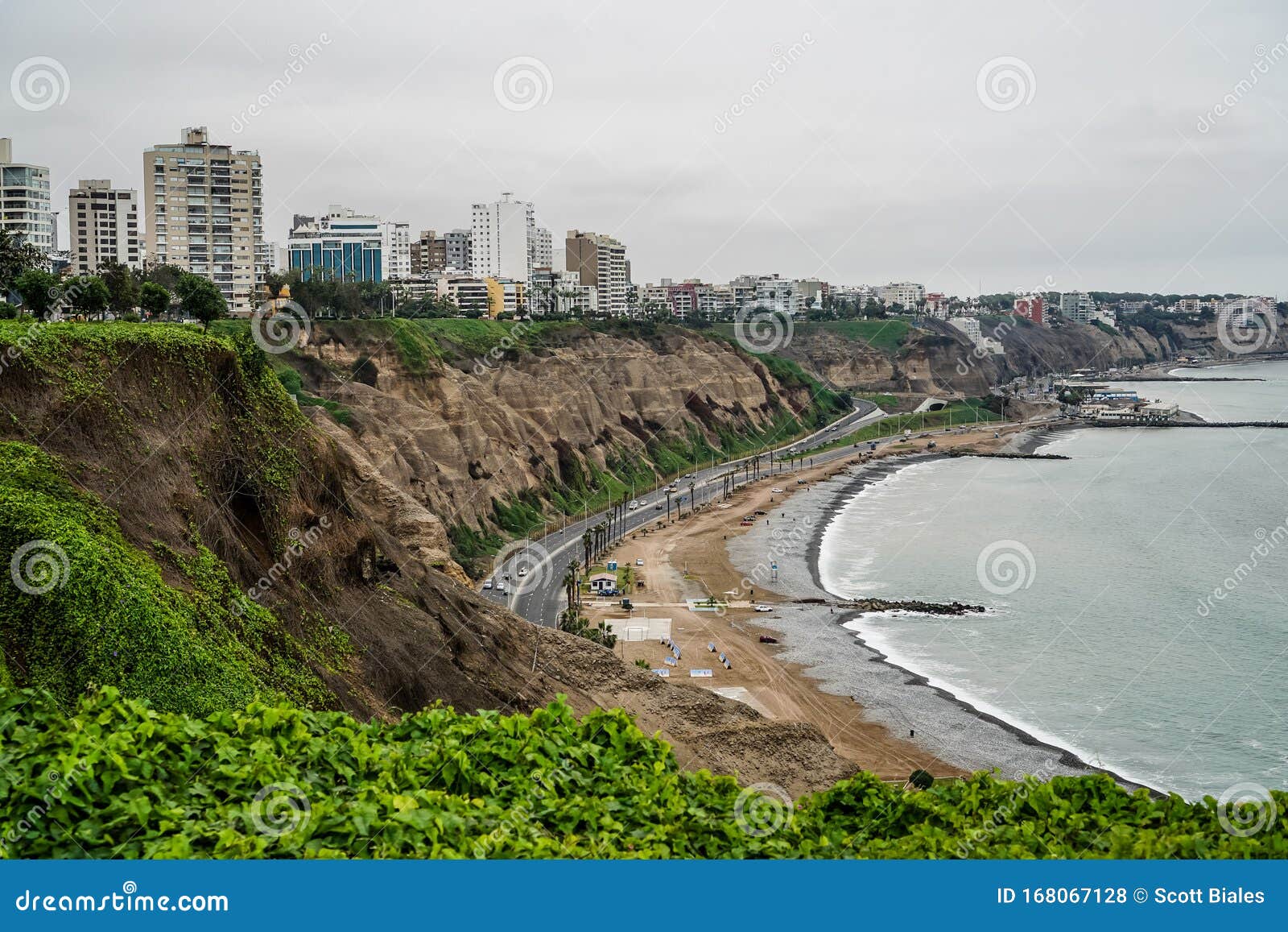 Lima, Peru stock photo. Image of america, coastline - 168067128