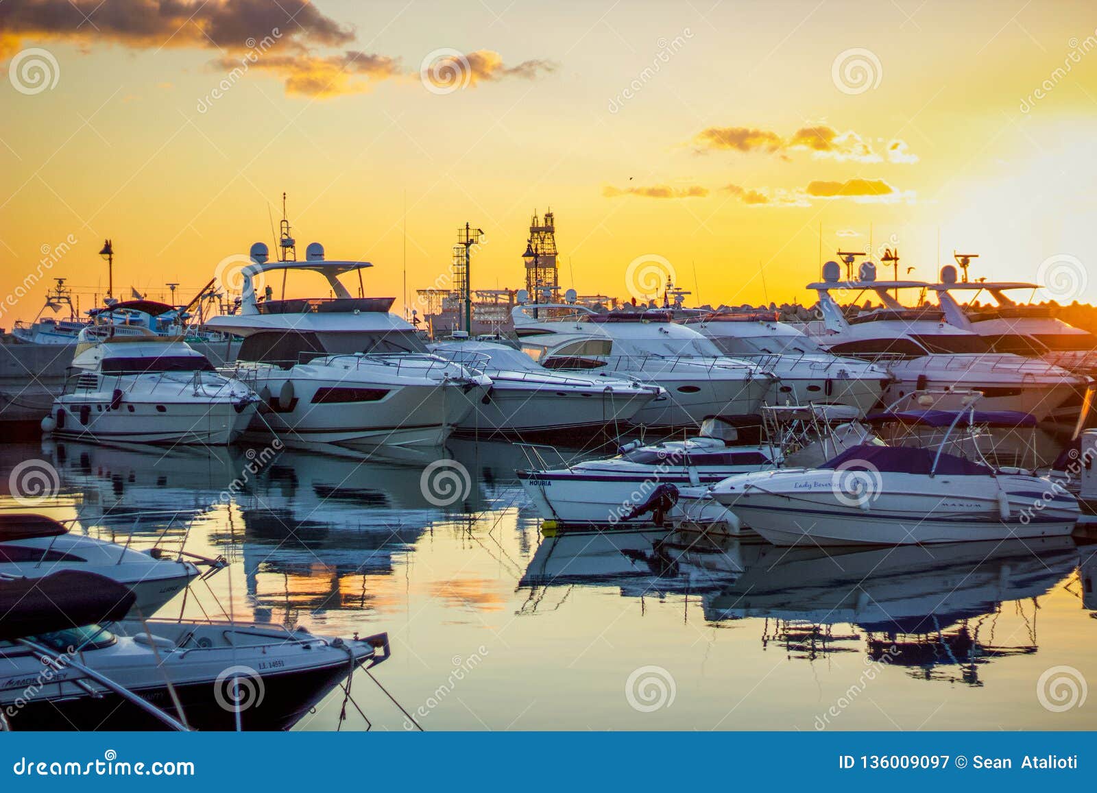 Limassol Marina at Sun Rise Editorial Photography - Image of postcard ...