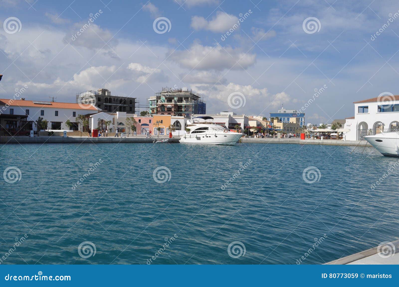 Limassol Marina in Cyprus. editorial stock image. Image of harbour ...