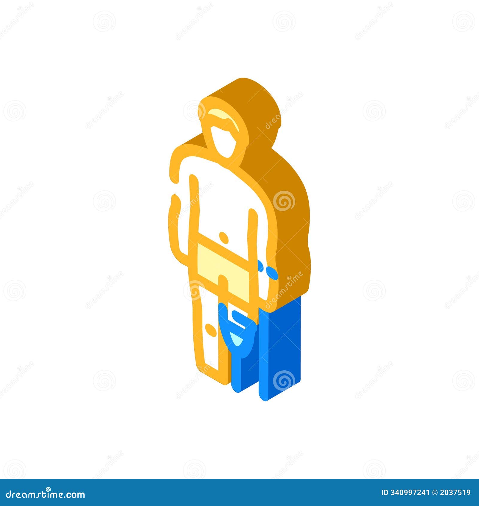 Limb Amputation Surgery Isometric Icon Vector Illustration Stock ...