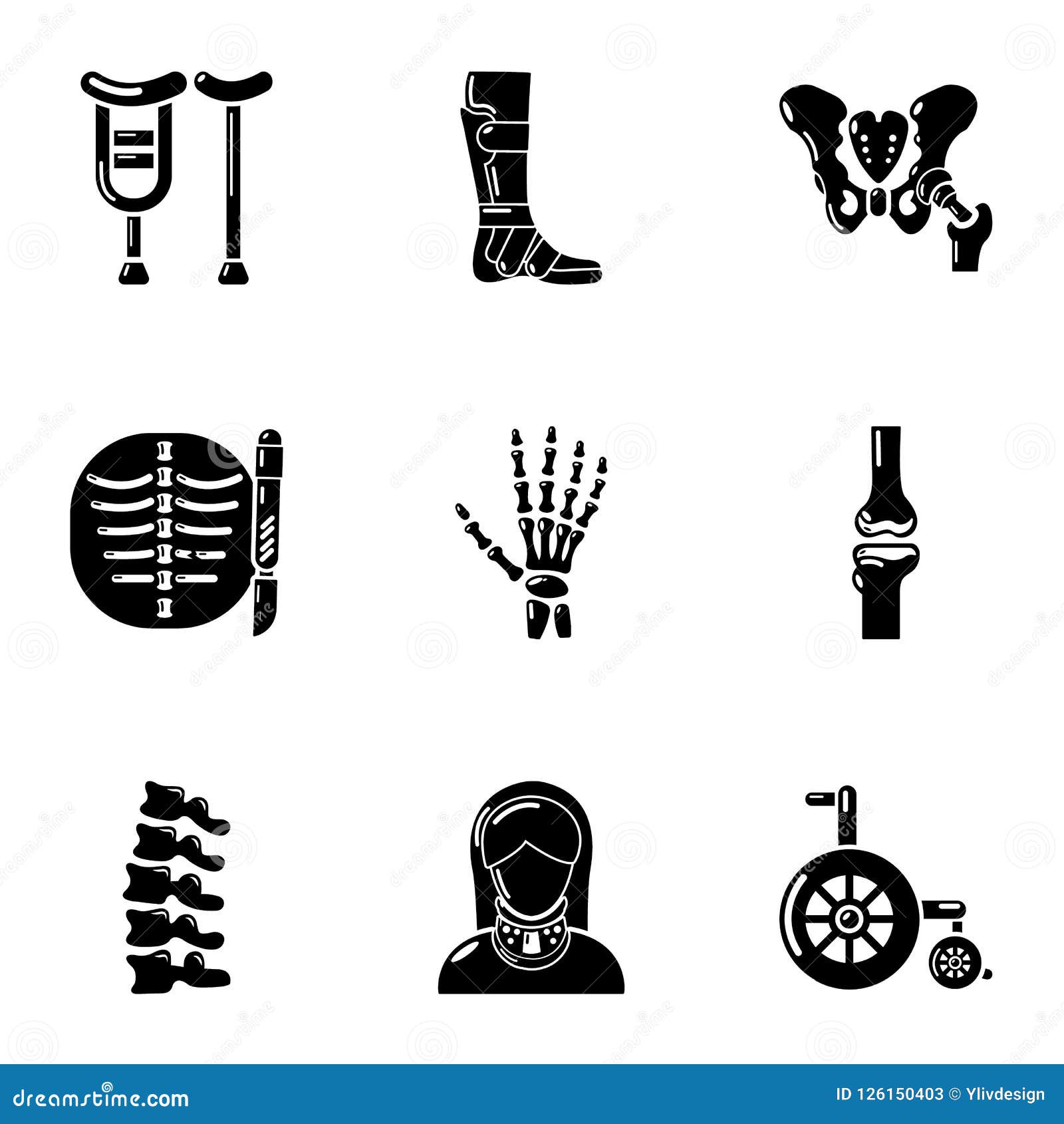 Limb Icons Set, Simple Style Stock Vector - Illustration of internet ...