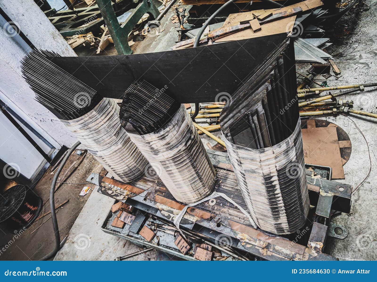 Transformer Core Lamination Yolk Ready For Assembly Royalty-Free Stock ...