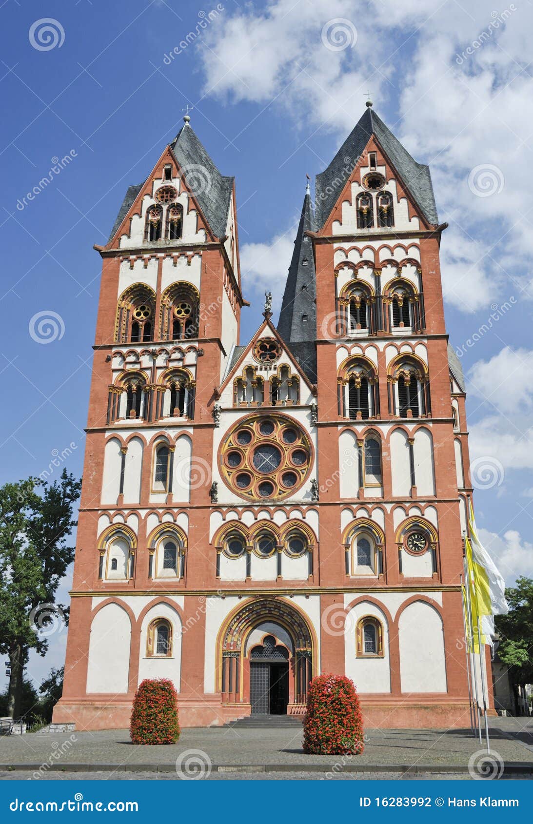 Limburg Cathedral stock photo. Image of plasterworks - 16283992