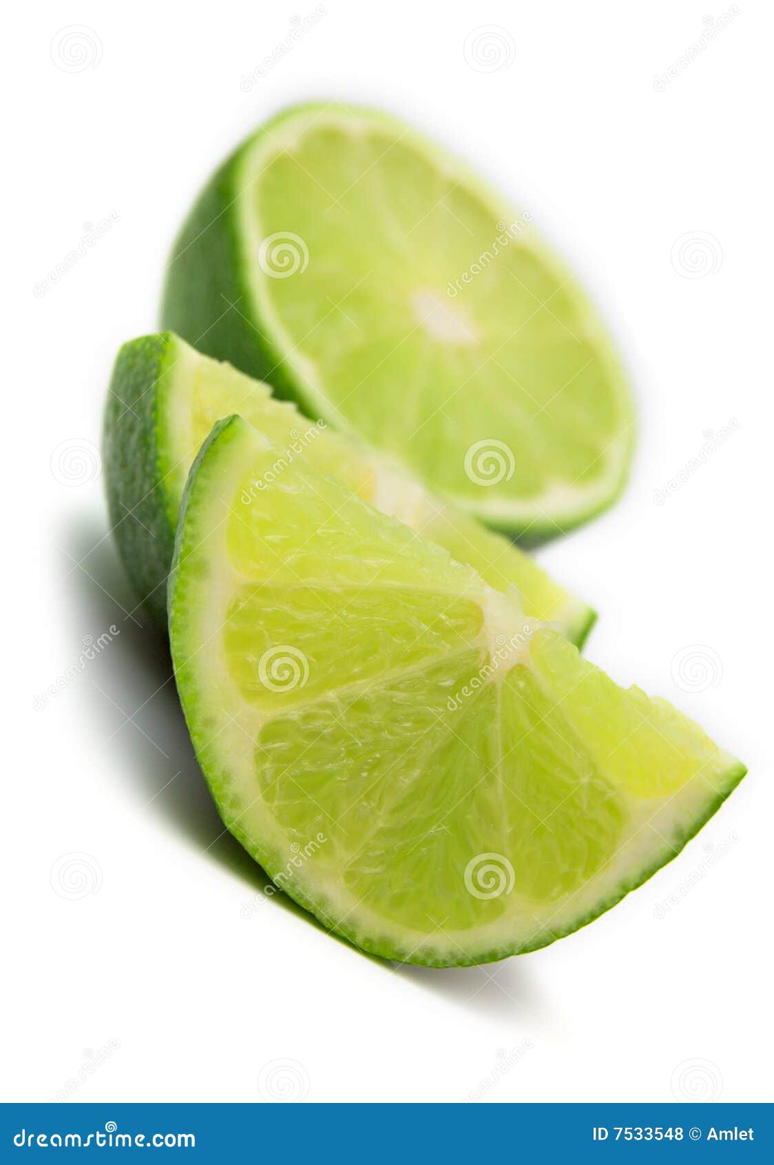 Lime stock photo. Image of lime, segment, isolated, citron - 7533548