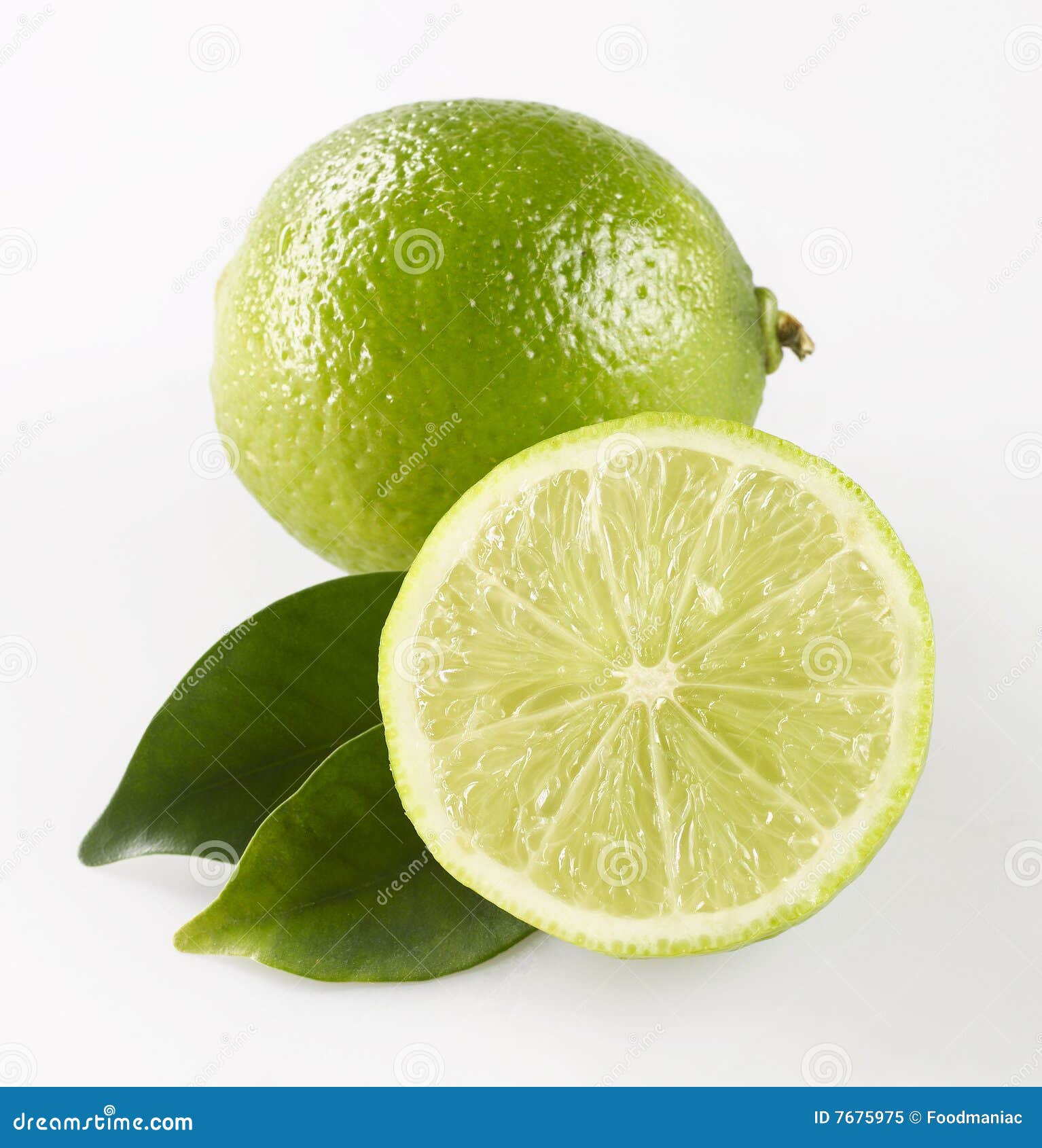 Lime stock image. Image of fruit, halved, ingredient, food - 7675975